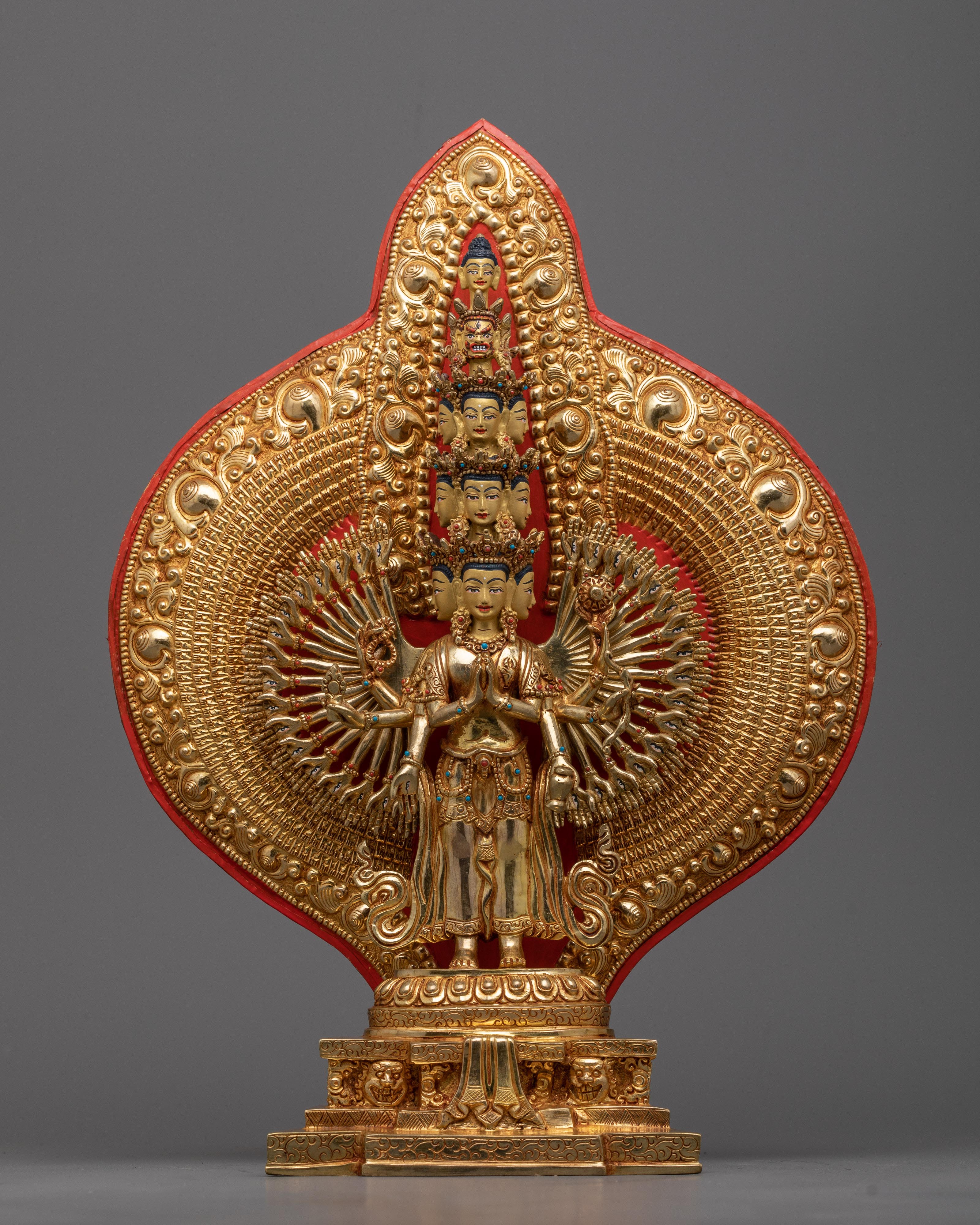 Sculpted Chenrezig 1000 Arms Statue | A Harmonious Blend of Spirituali