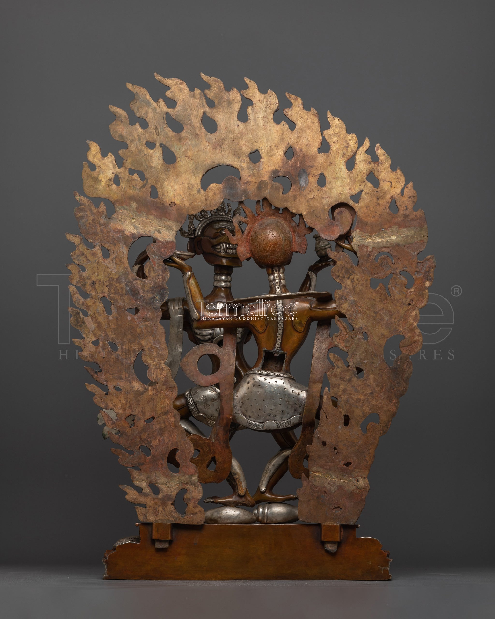 Large Chitipati Copper Statue | A Protector Deity "Dharmapala"
