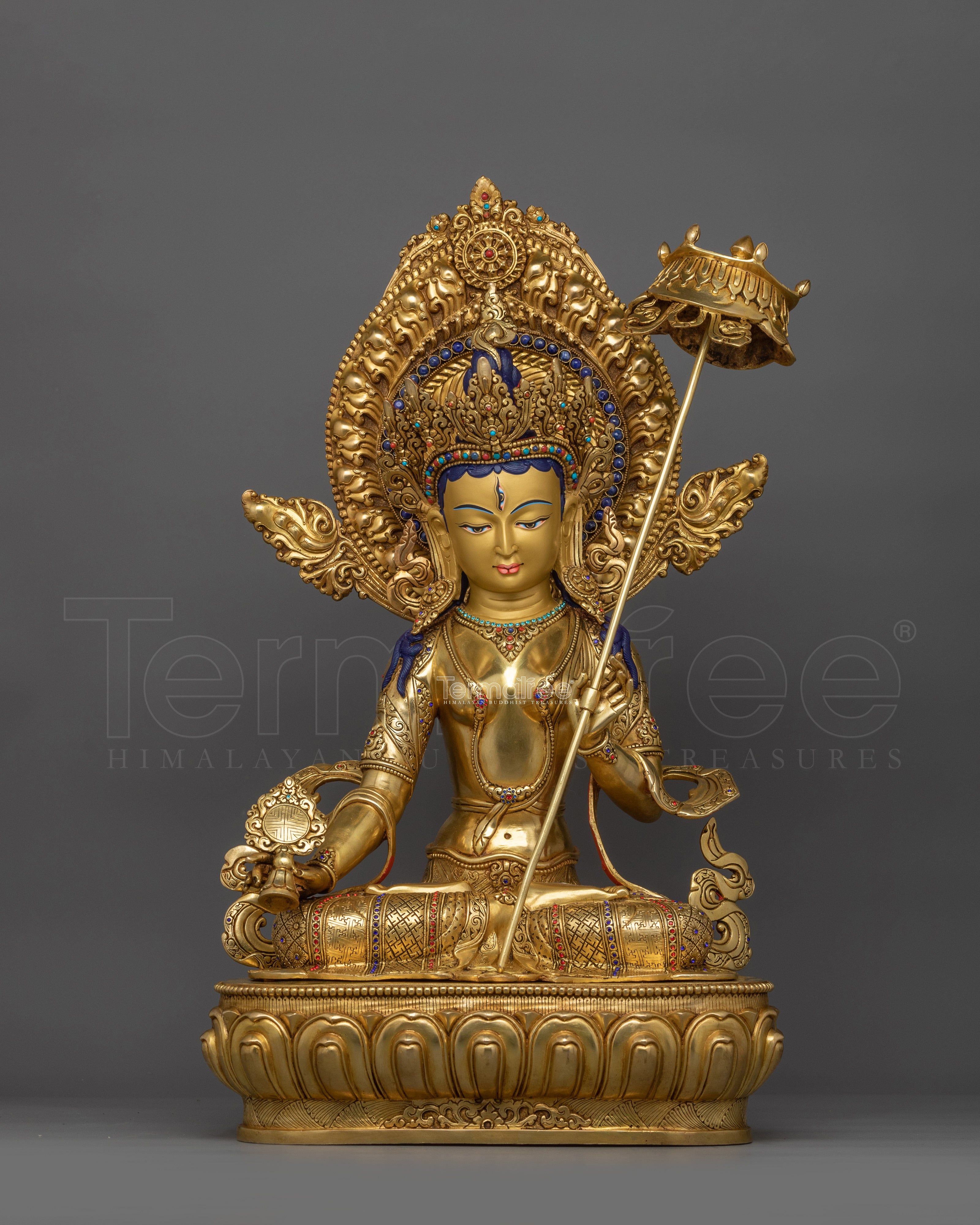 Handmade Statue of Dukar for shrine | Deity of Grace and Spiritual Gro