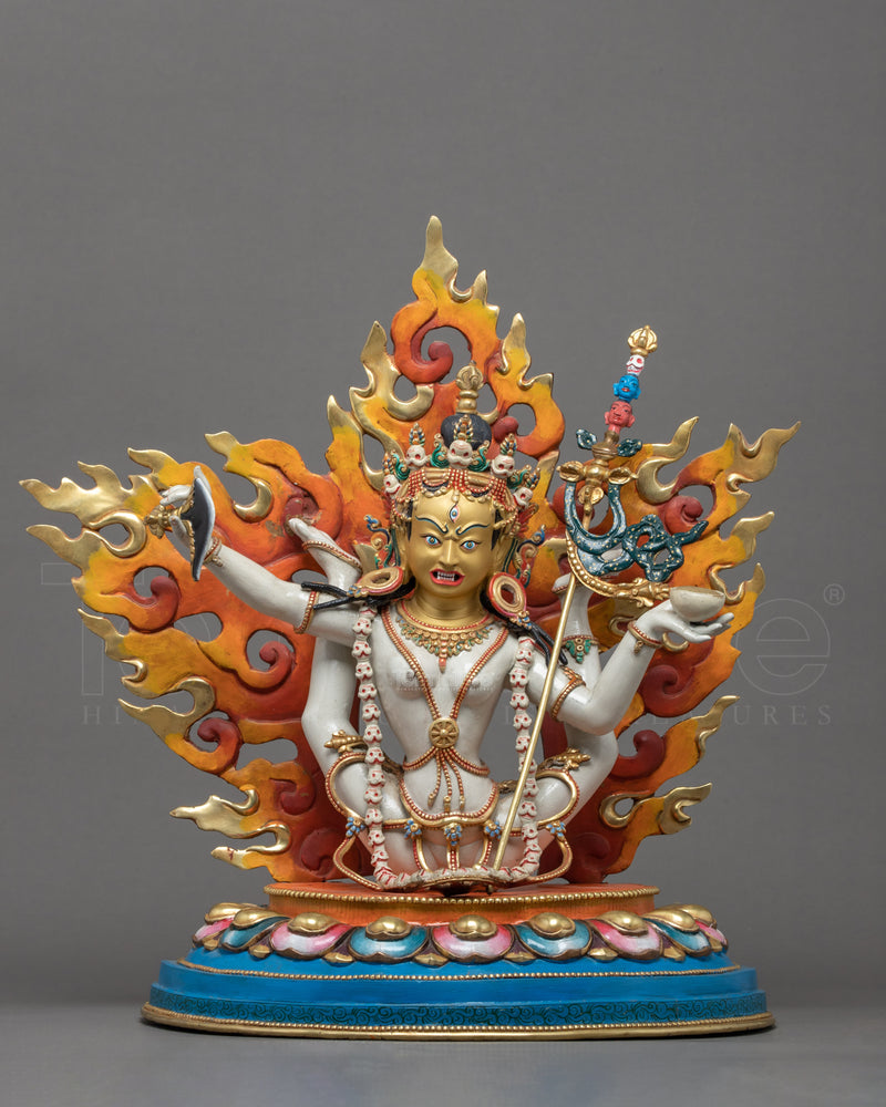 Rare Sukhasiddhi Statue | Traditional Buddhist The Wisdom Dakini Art
