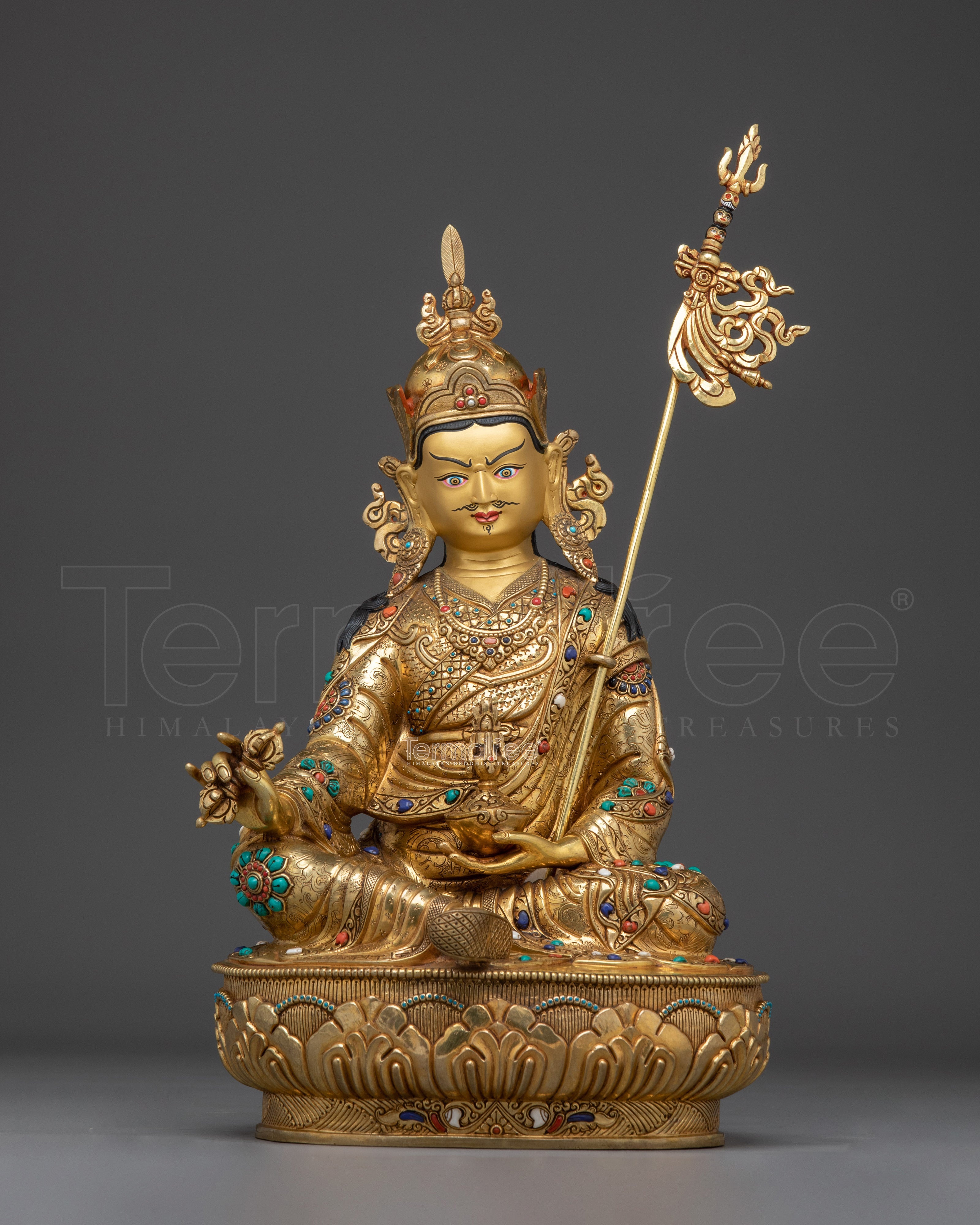 Vajra Master Guru Rinpoche Statue | Handmade Padmasambhava Artwork