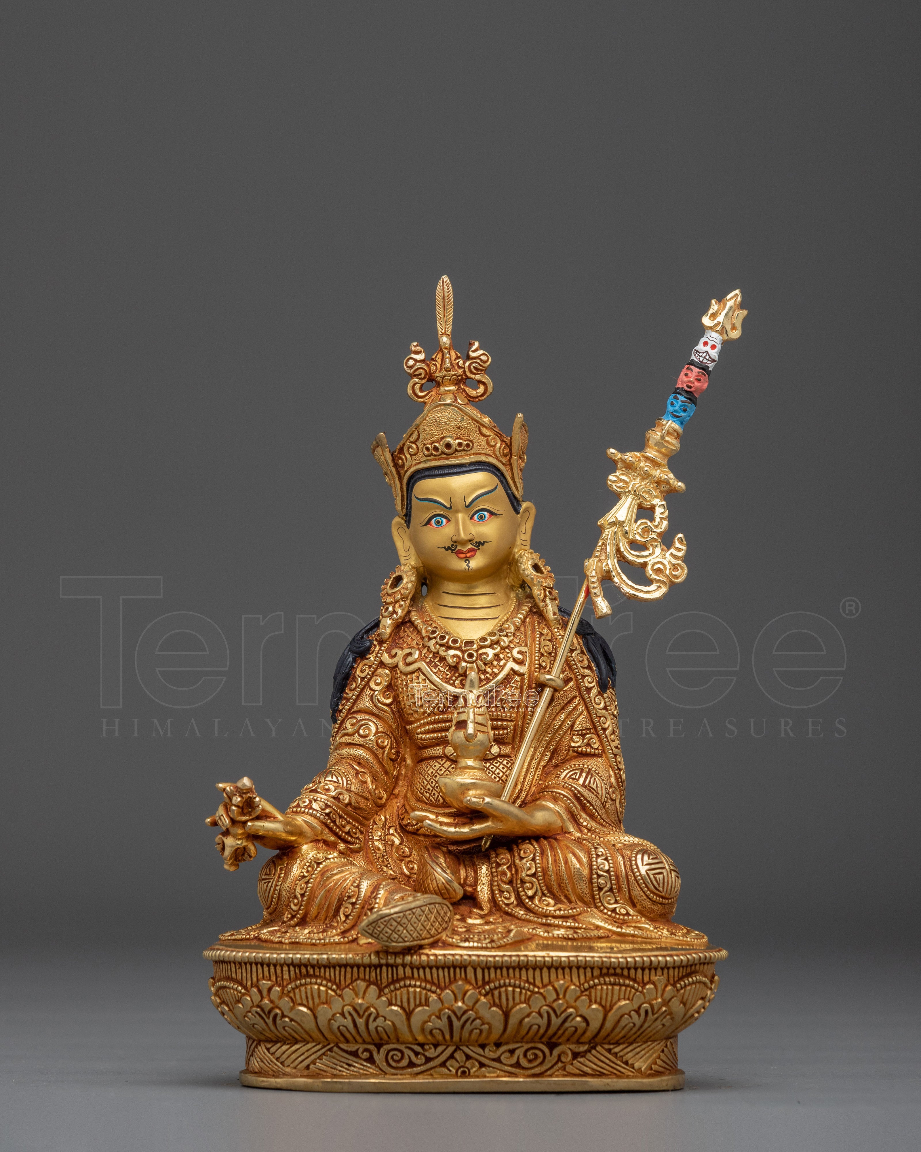Lotus Born Master Guru Rinpoche Sculpture | Padmasambhava Statue