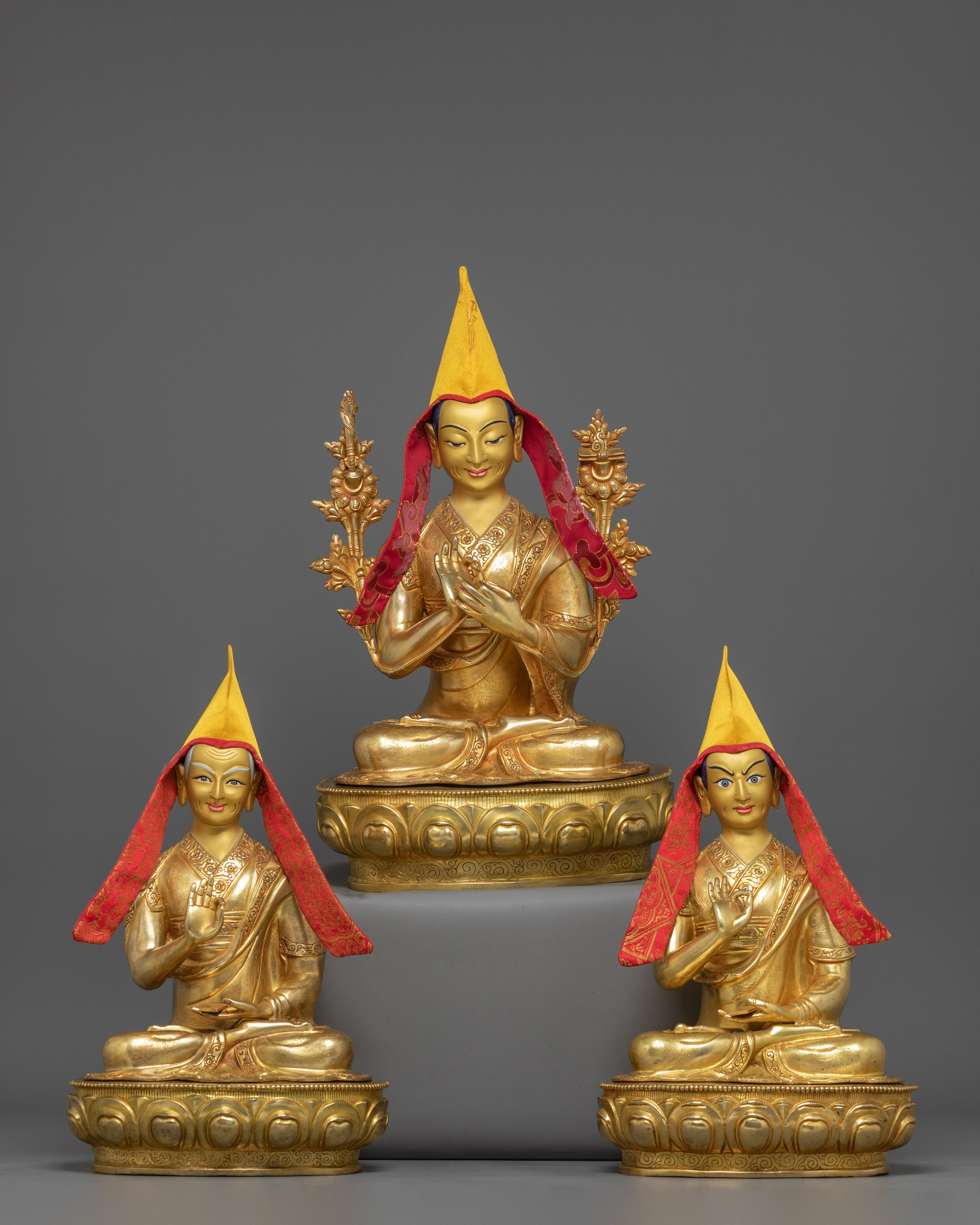 Tsong Khapa Set | Himalayan Handmade Artwork
