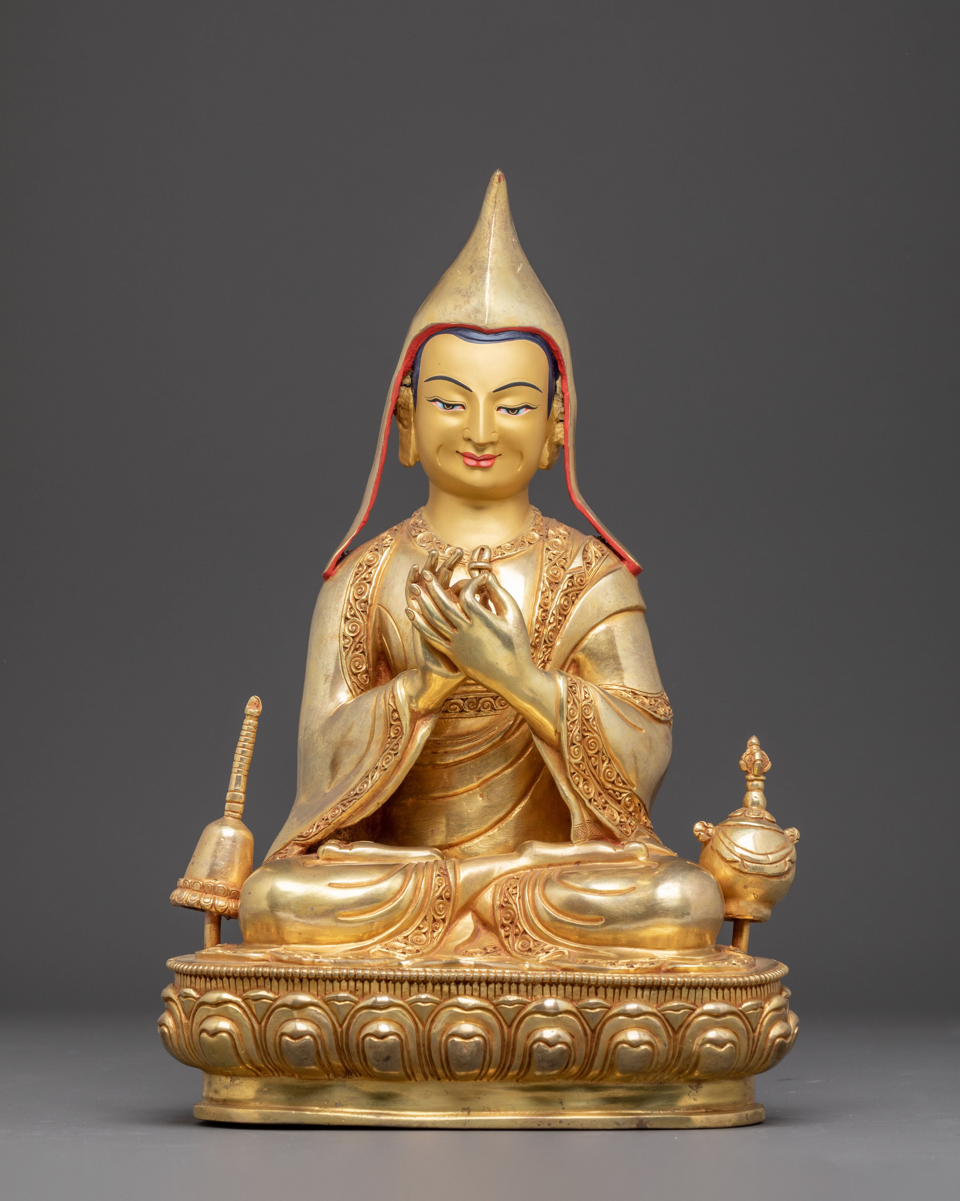 Handmade Buddhist Scholar Atisa Art | Tibetan Religious Leader