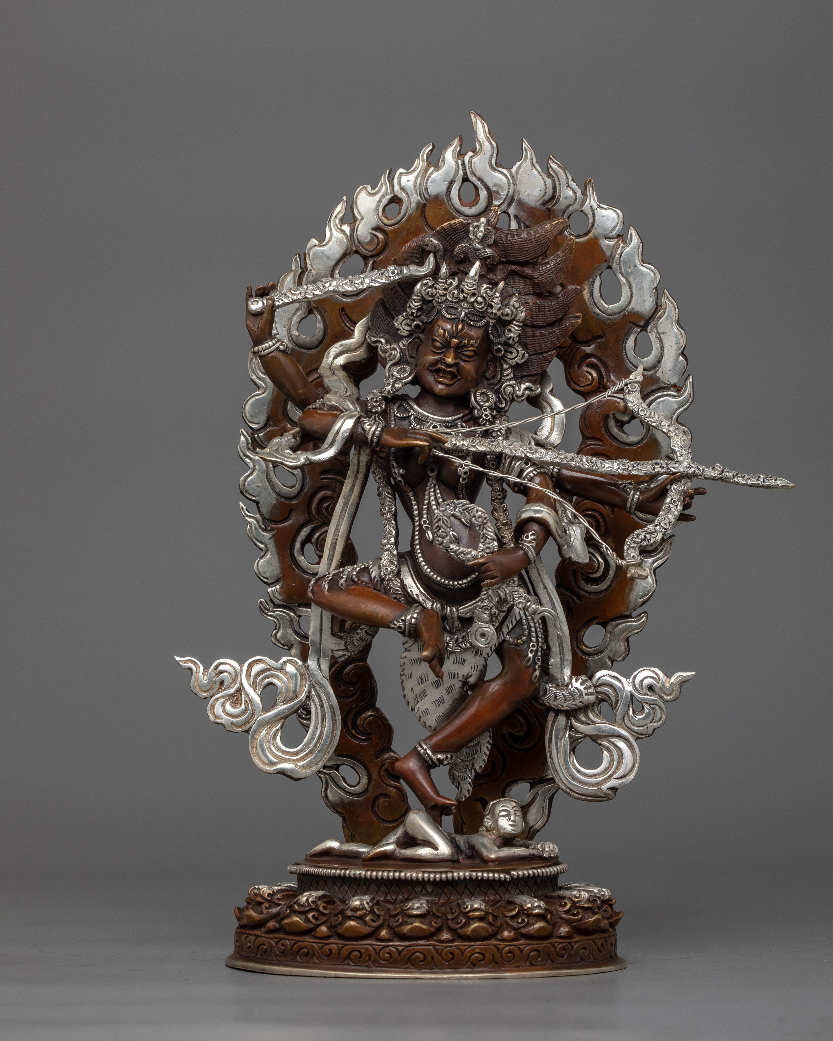 Kurukulla Hand-carved Dakini Figurine | The Goddess of Magnetizing Pow