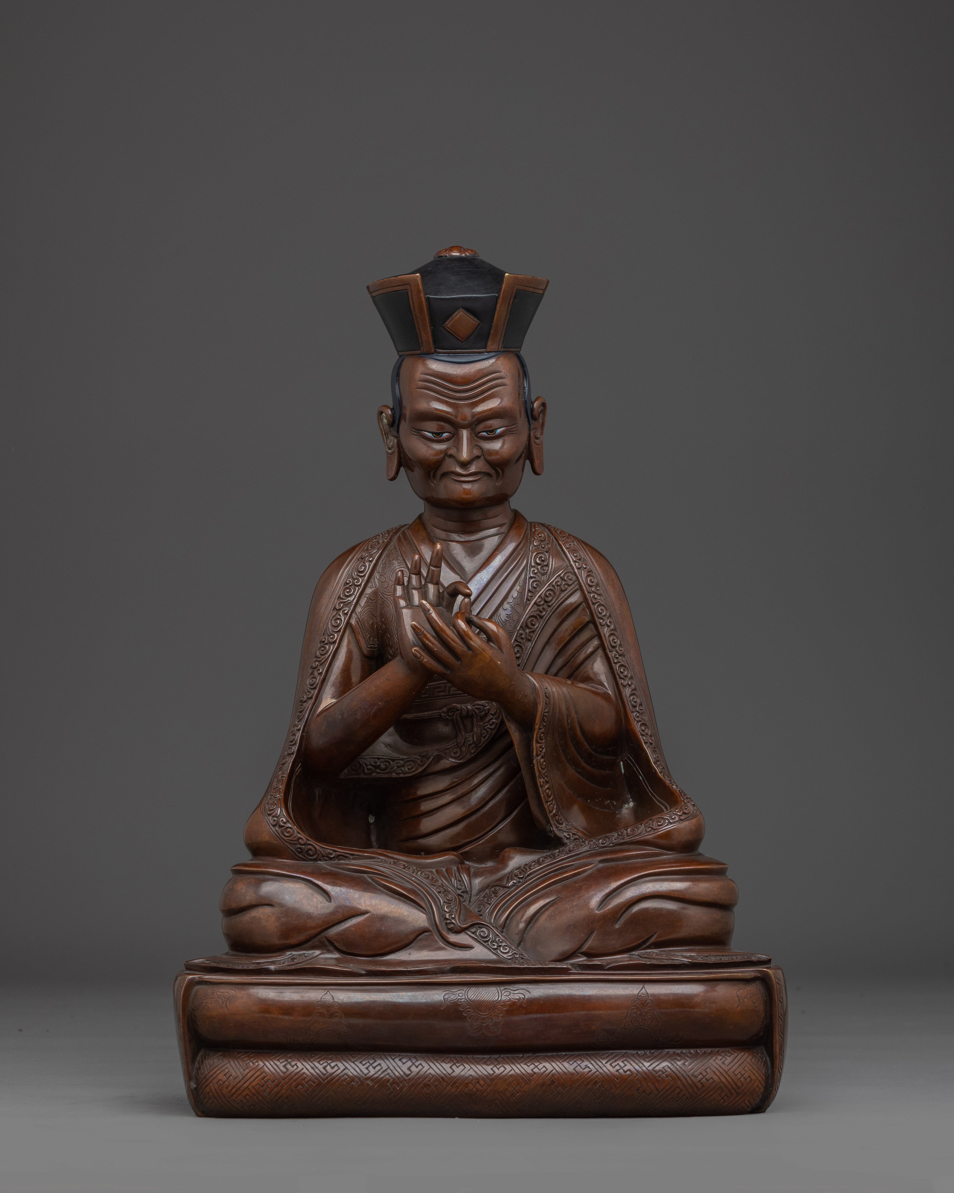 First Karmapa Statue | First head of the Karma Kagyu lineage