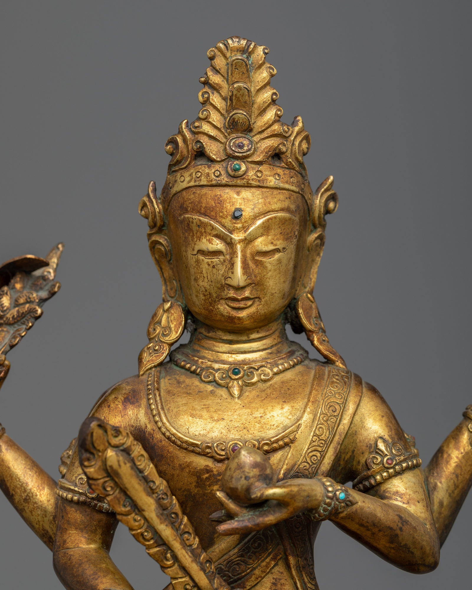 Wangchok Terwai Drolma Vintage Statue | Himalayan Antique Tara "Dolma"
