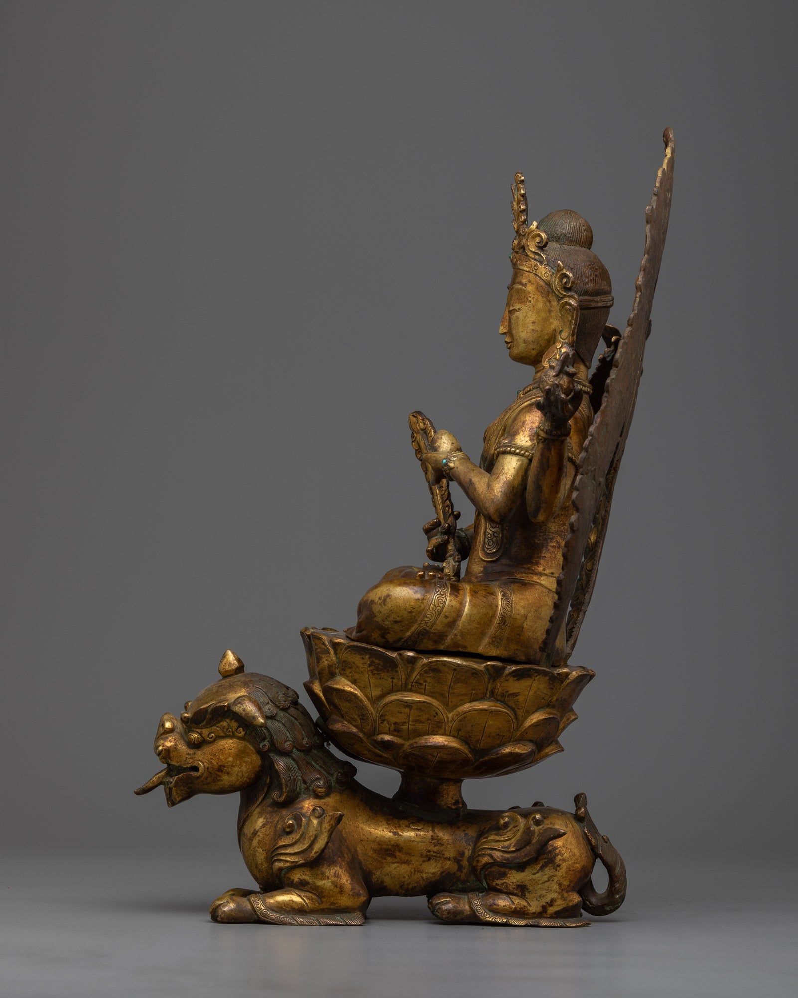 Wangchok Terwai Drolma Vintage Statue | Himalayan Antique Tara "Dolma"