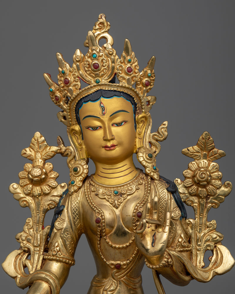 White Tara Maa Statue | Embrace the Serenity of the Divine Mother