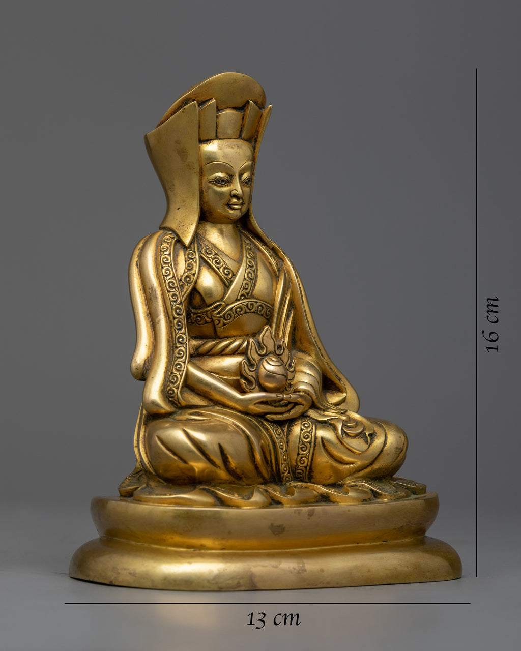 Gampopa Statue | Lustrous Beacon of Tibetan Wisdom