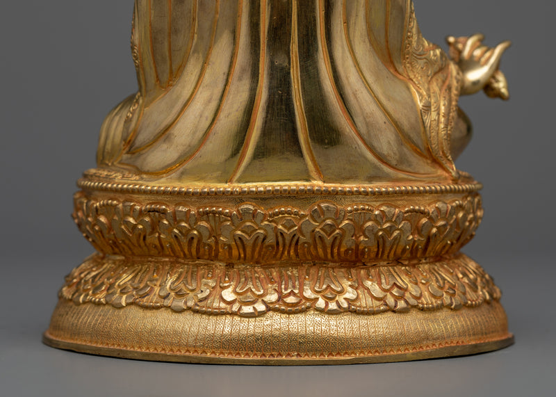 The Enlightened Guru Rinpoche Artwork Statue | Nepalese Himalayan Scul