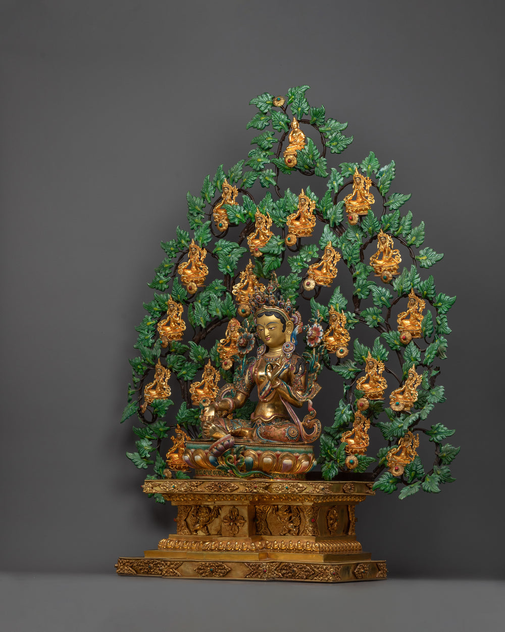 21 Tara Goddess Tree Sculpture | Unravel Spiritual Blossomin