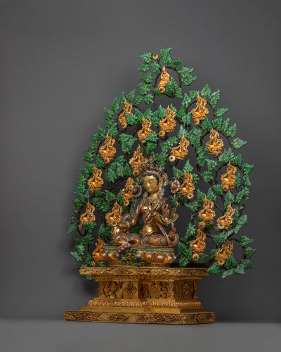 21 Tara Goddess Tree Sculpture | Unravel Spiritual Blossomin