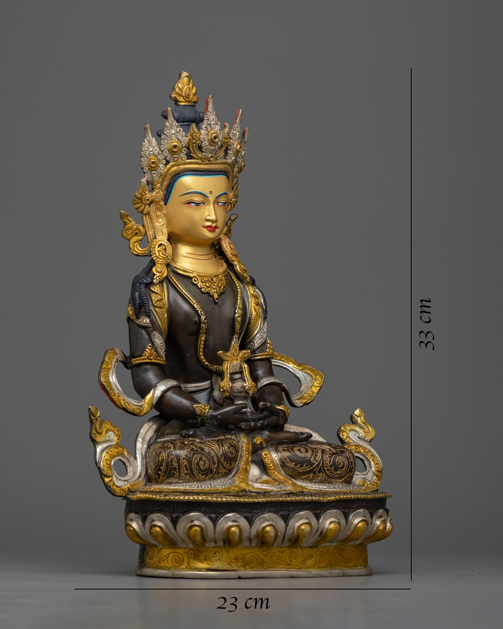 Beautiful Amitayus Hand-crafted Statue | Buddha of Infinite Life