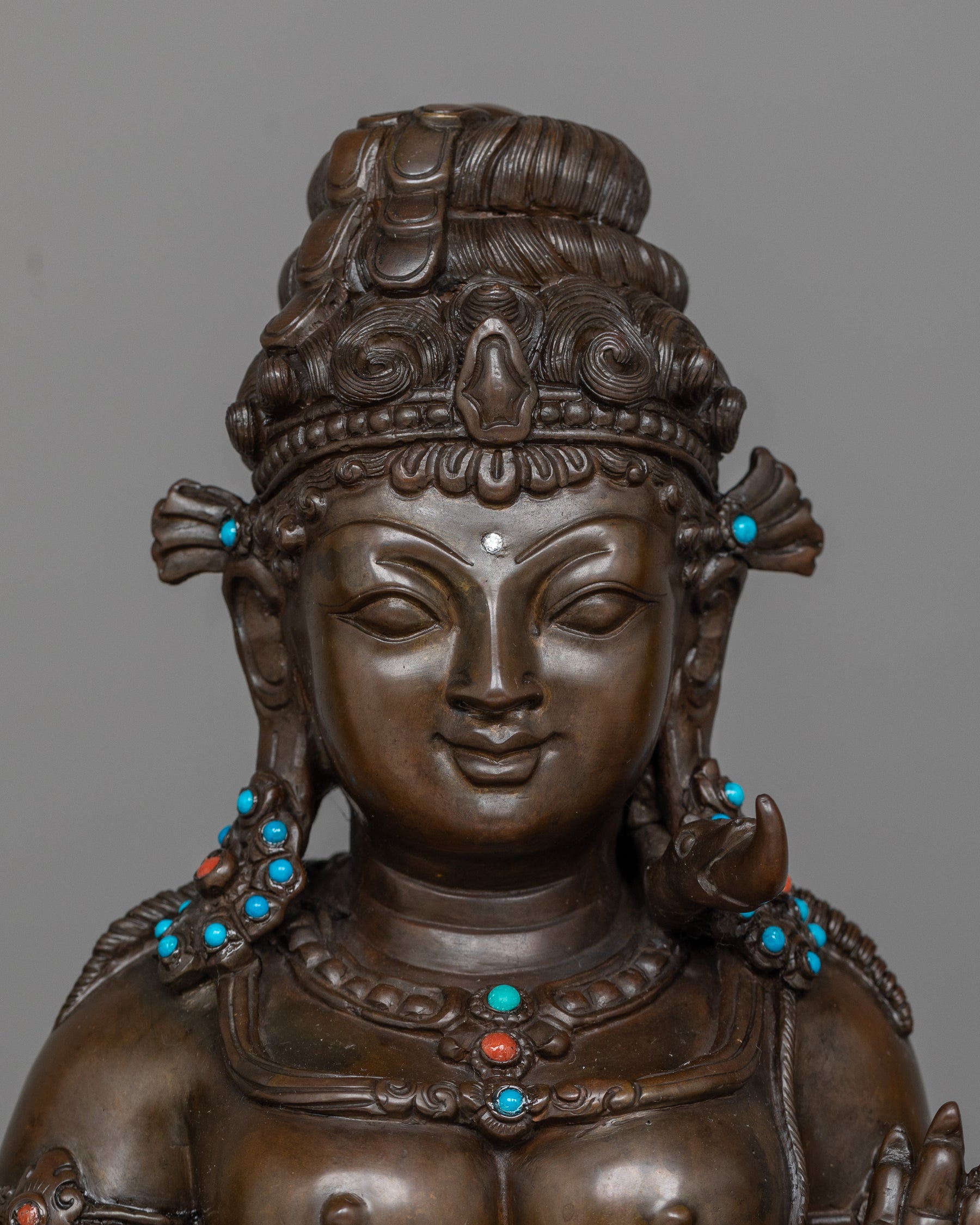 Shyama Tara Oxidized Figurine | Majestic Masterpiece of Devotion