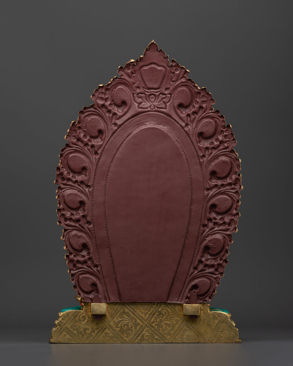 Black Dzambhala Dharma Protector | 24K Gold Gilded with Gemstone Accen