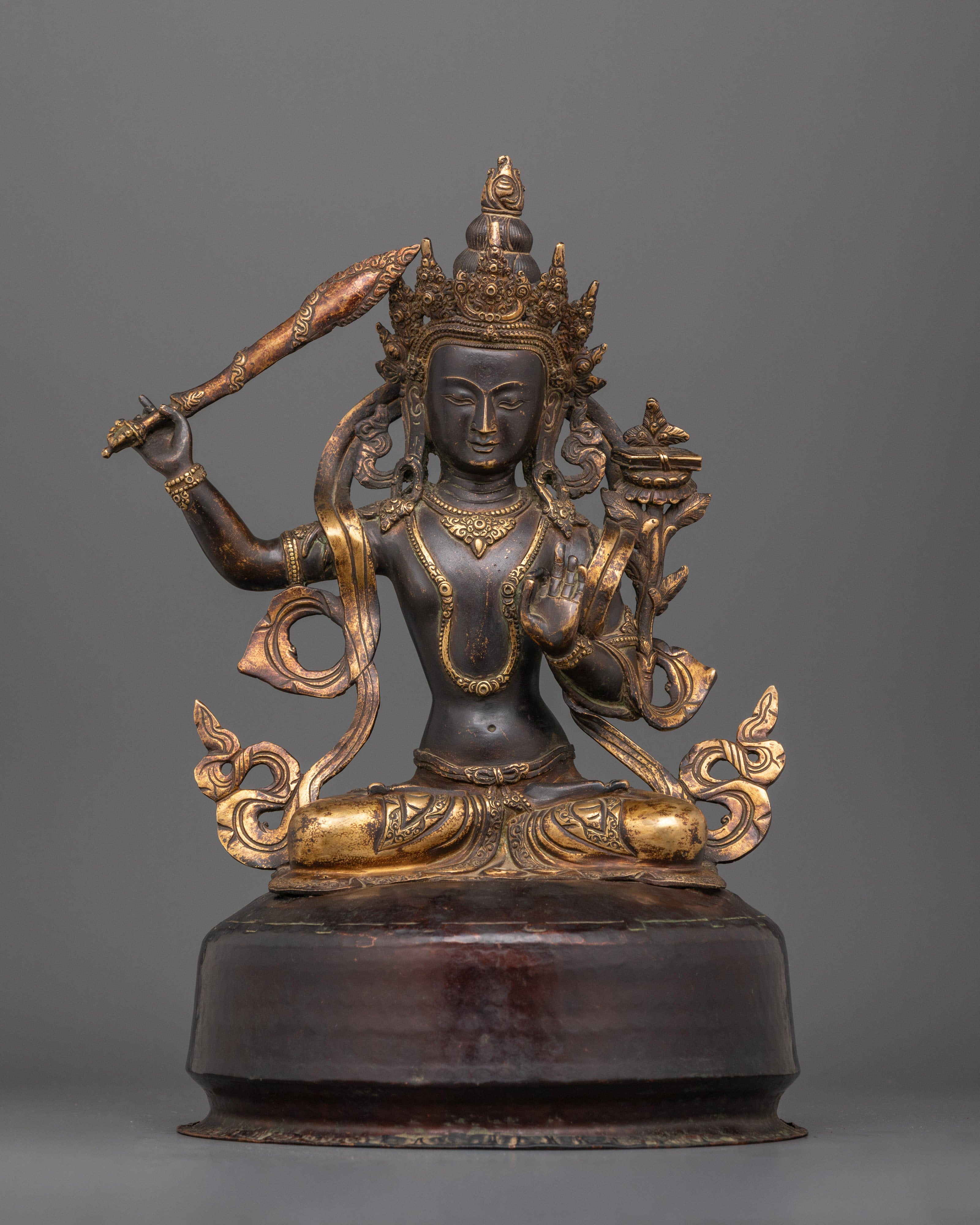 Manjushri Wisdom Figure | Bodhisattva Spiritual Art