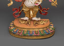 Tibetan Wrathful White Mahakala | Symbol of Dharma Defender