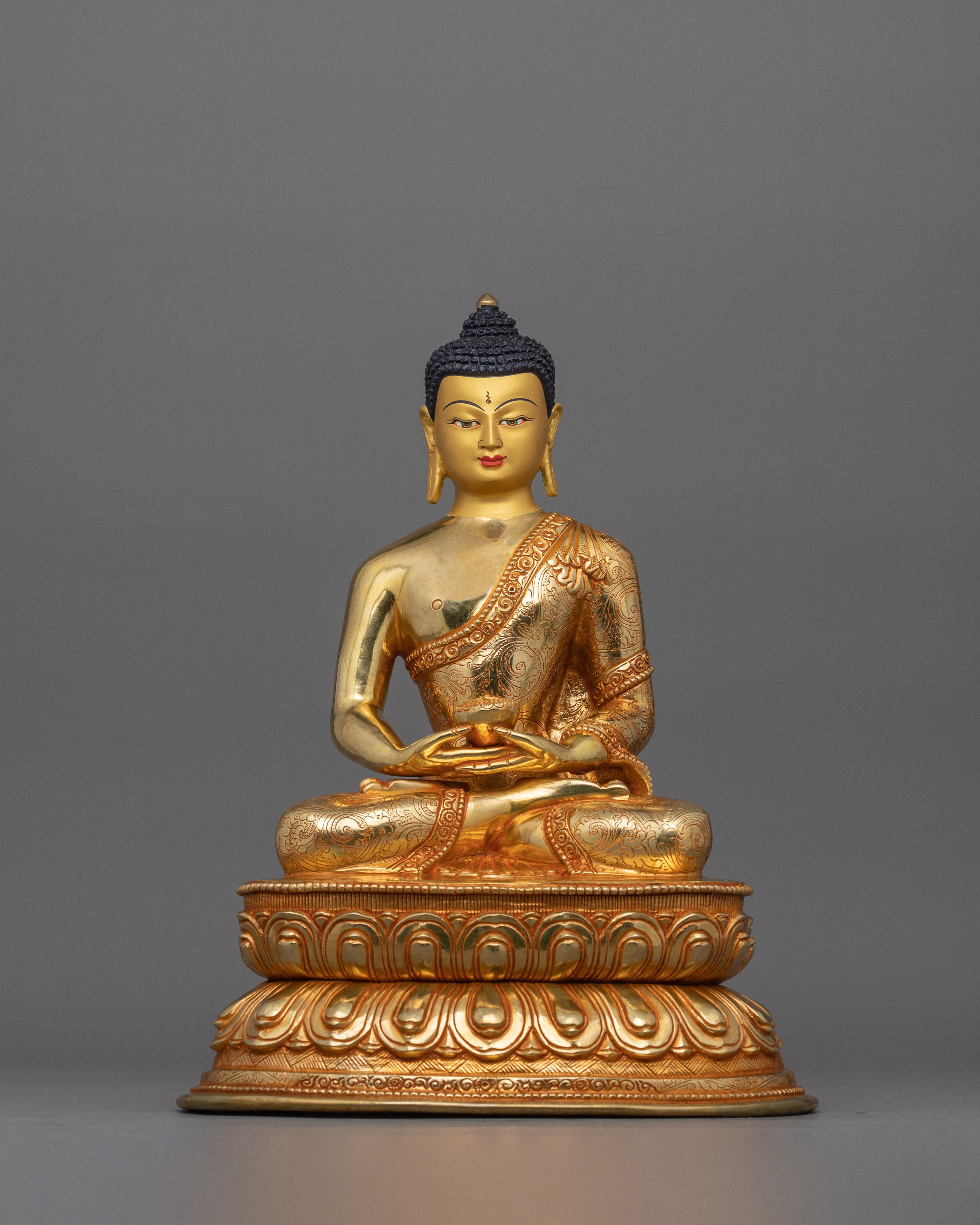 Amitabha Diamond Realm Buddha Figure | Meditative Pure Land Icon