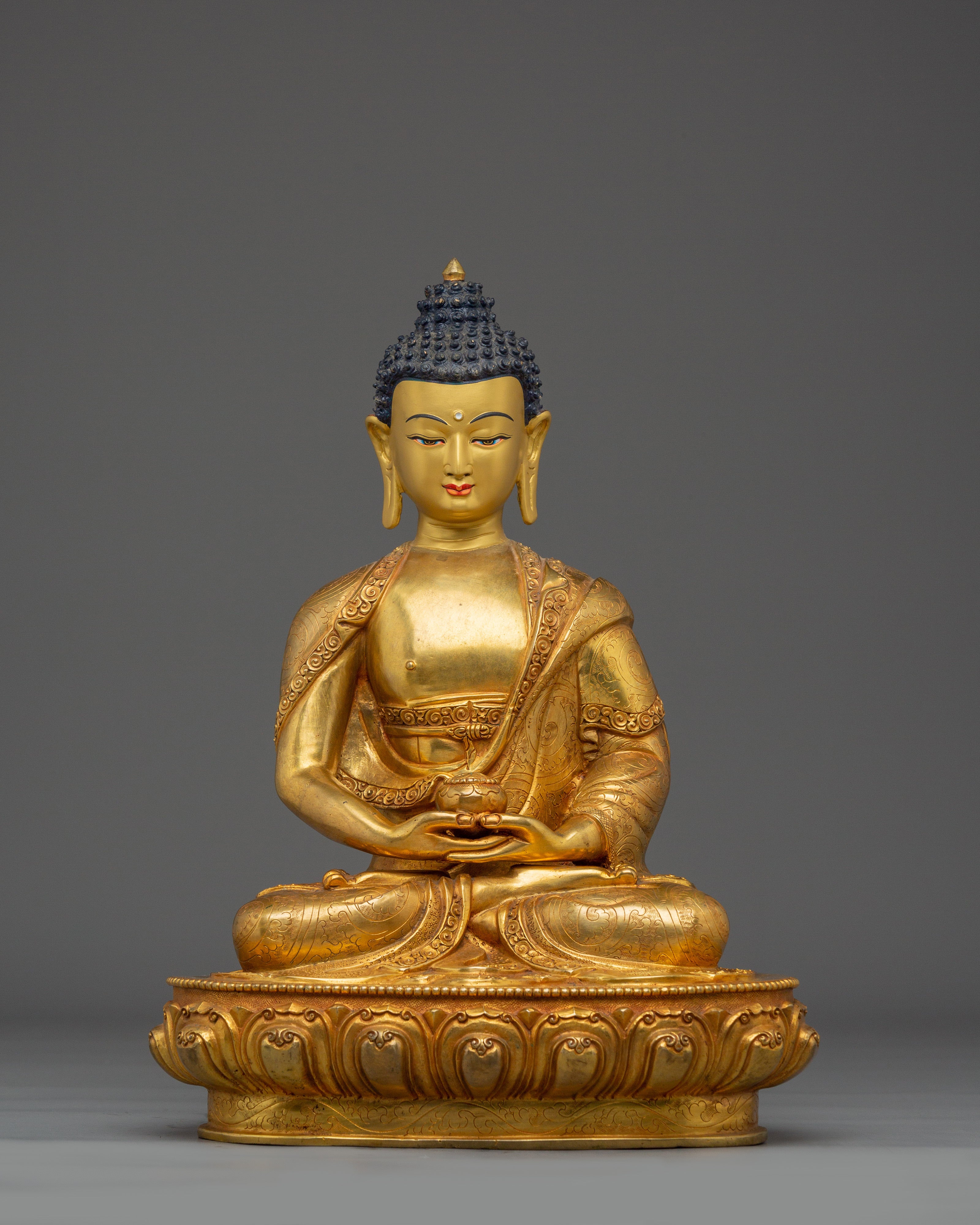 Handmade Tibetan Art of Amitabha Buddha | Buddha of Compassion