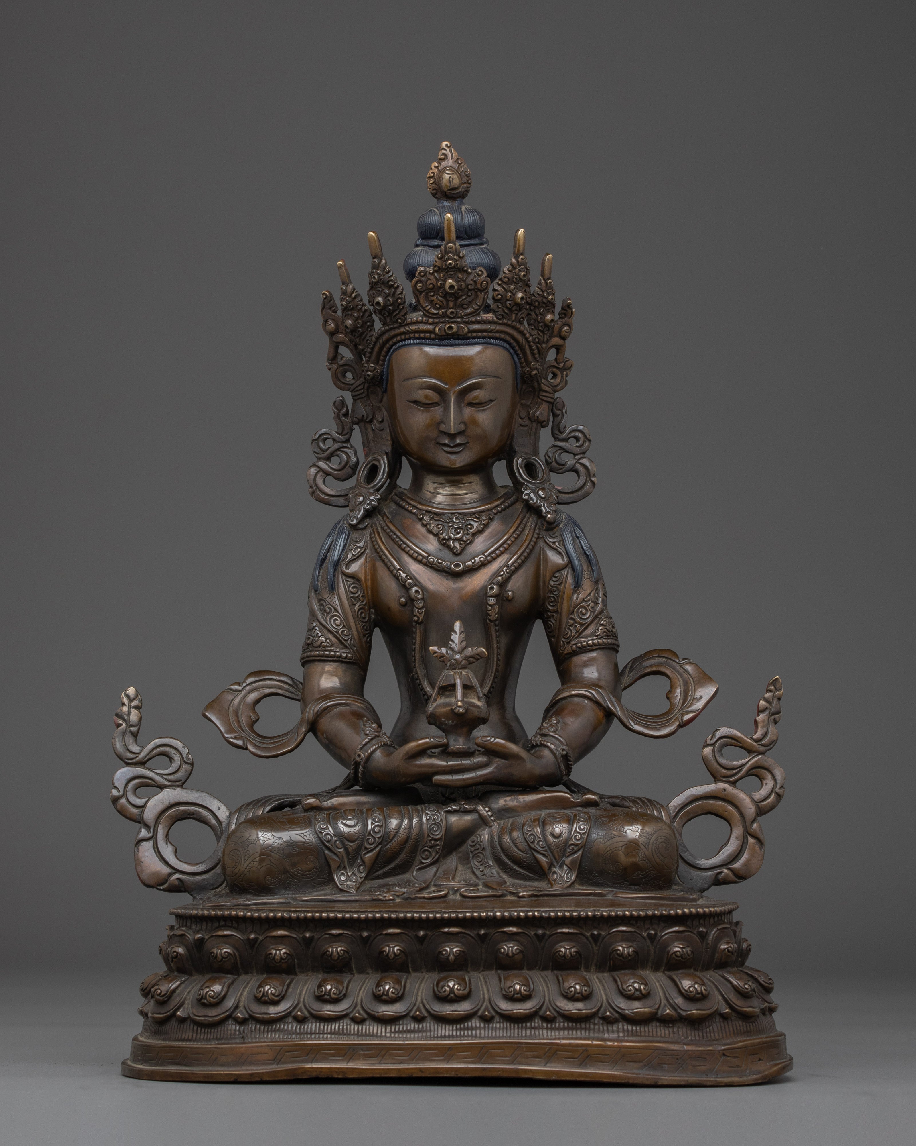 Amitayus, Buddha of Eternal Life | Handcrafted Nepali Figure