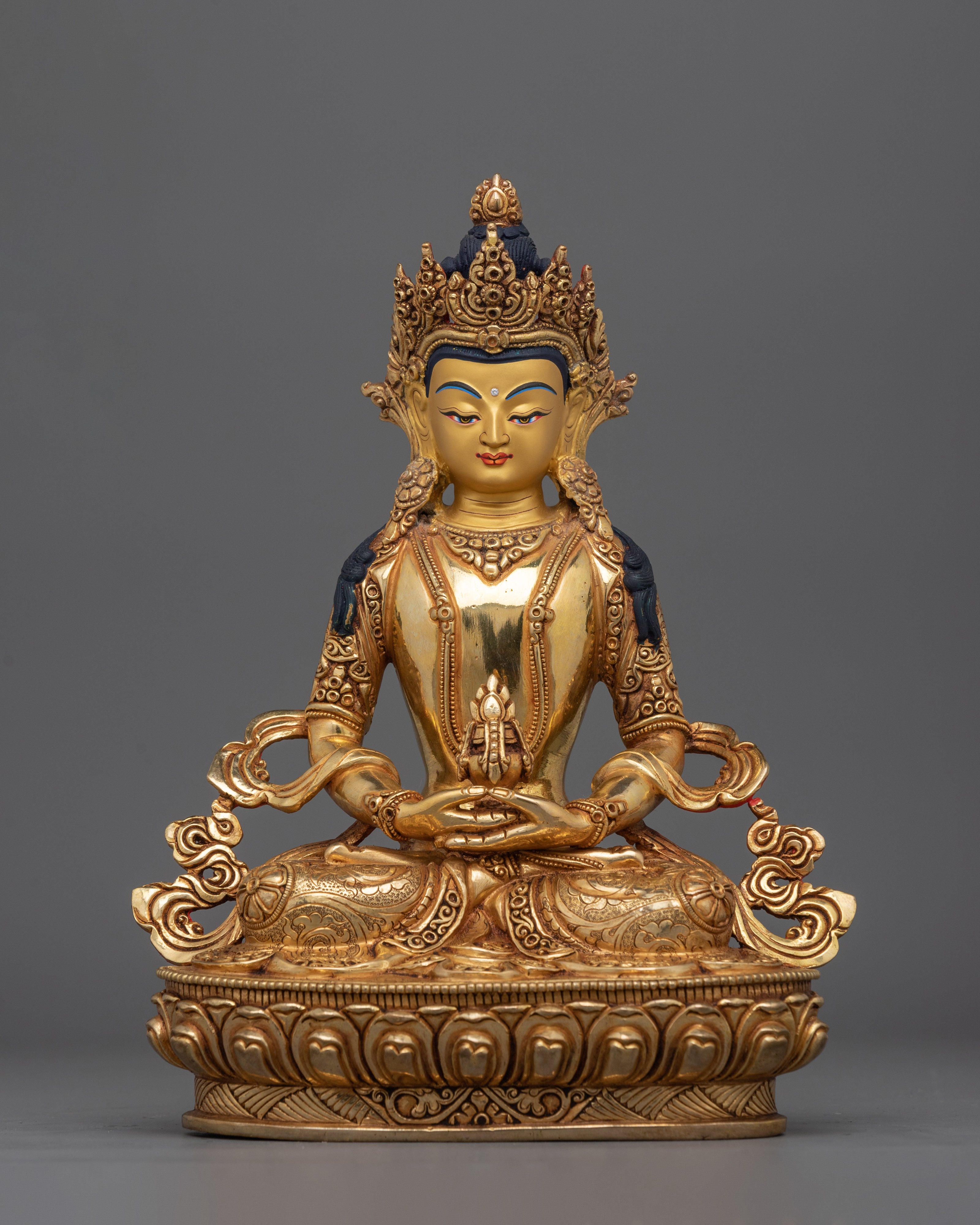 Amitayus Longevity Buddha Figure | Buddhist Deity of Infinite Life and