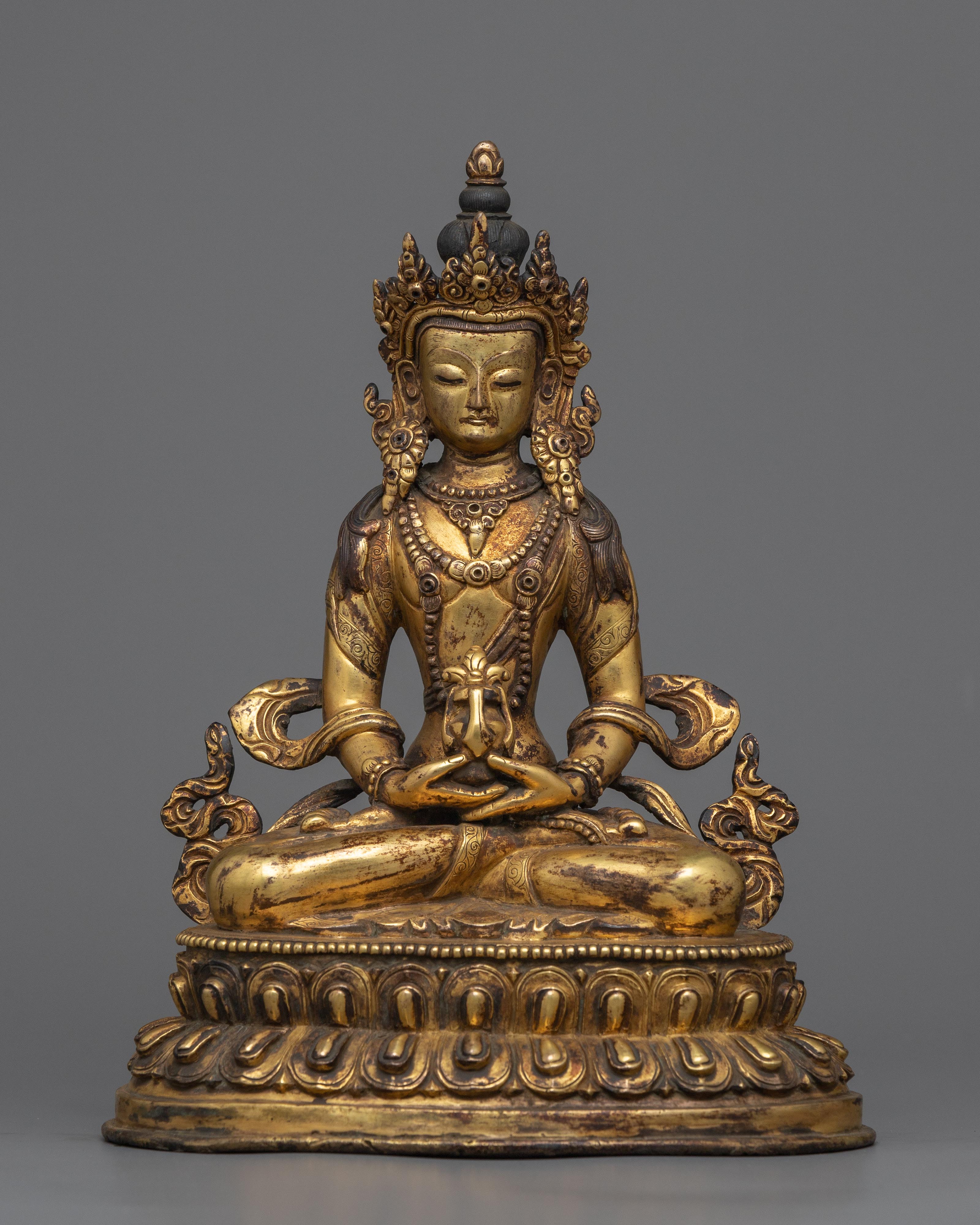 Amitayus Sutra Statue | Rediscover Serenity with this Buddhist Artifac
