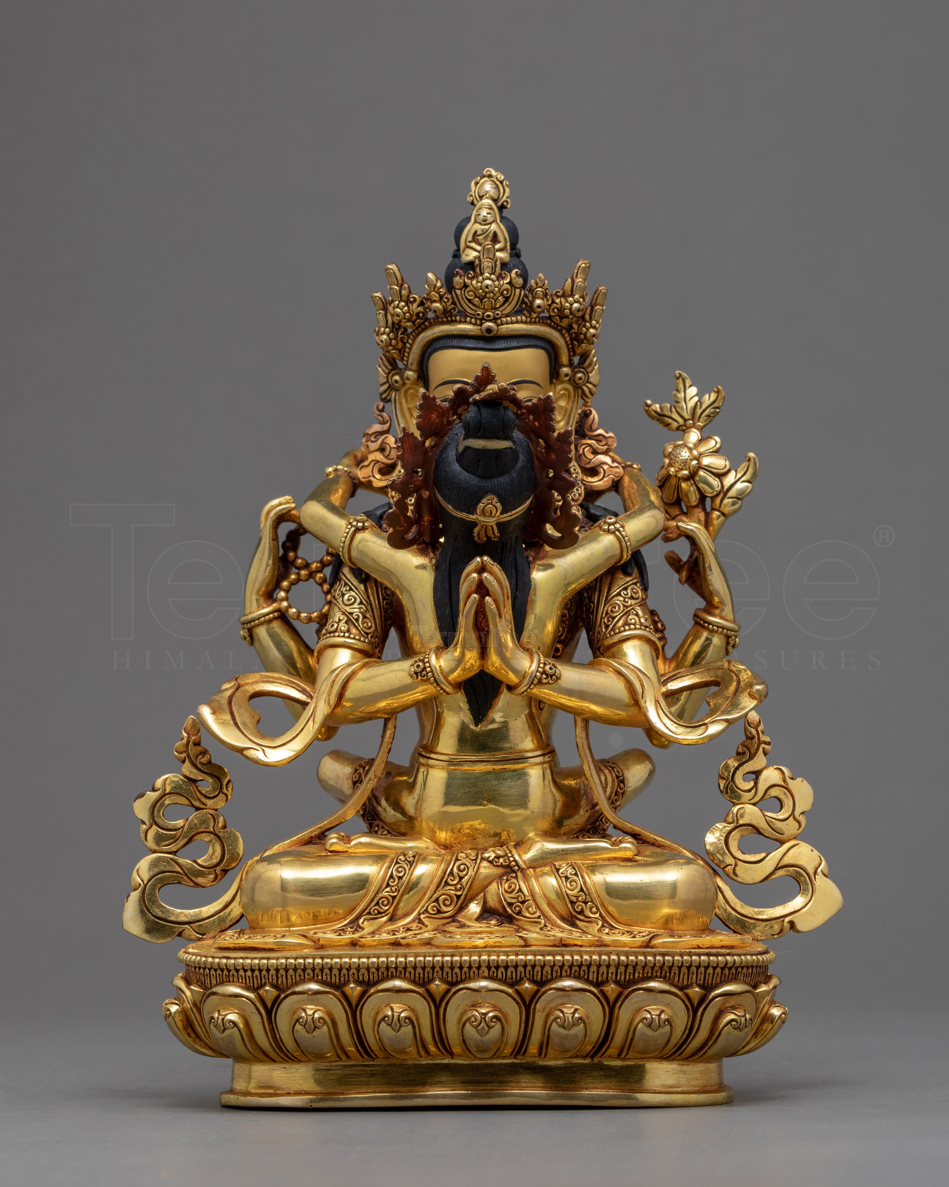 Chenrezig With Consort | Traditional Bodhisattva Statue