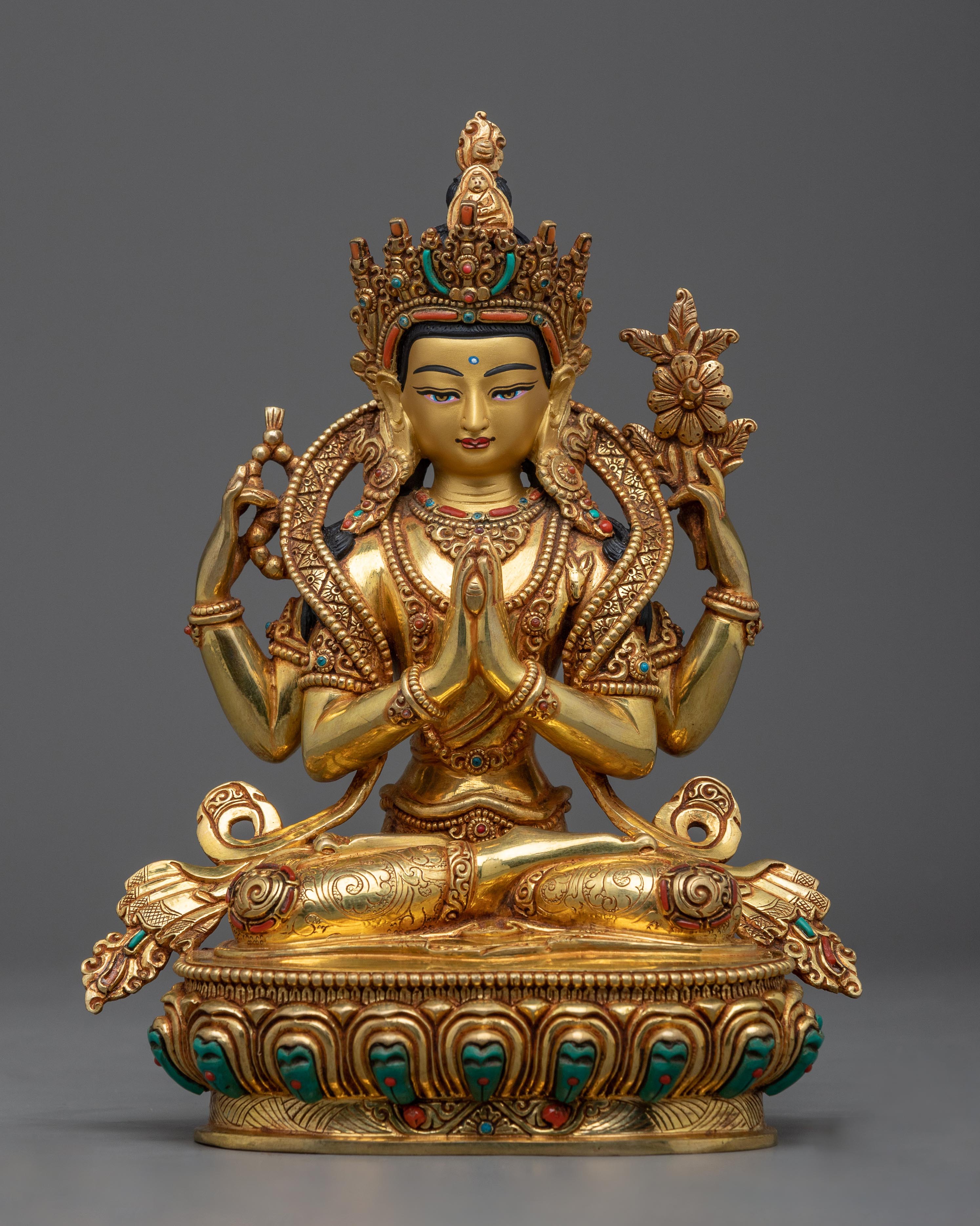 Chenrezig Meditation Sculpture | Enhance Your Meditative Practice with