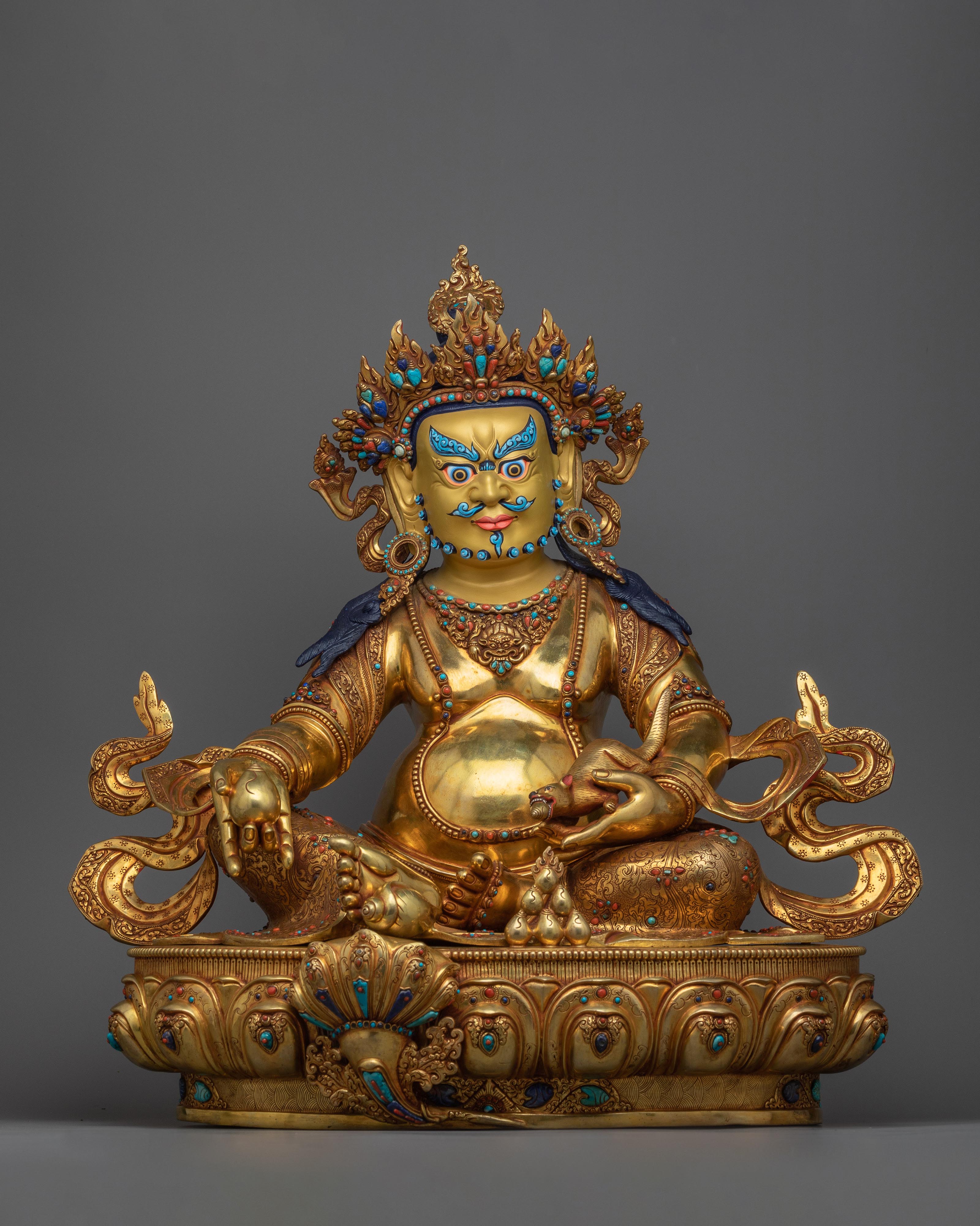 24 Inch Dzambhala Statue | God of Wealth and Prosperity