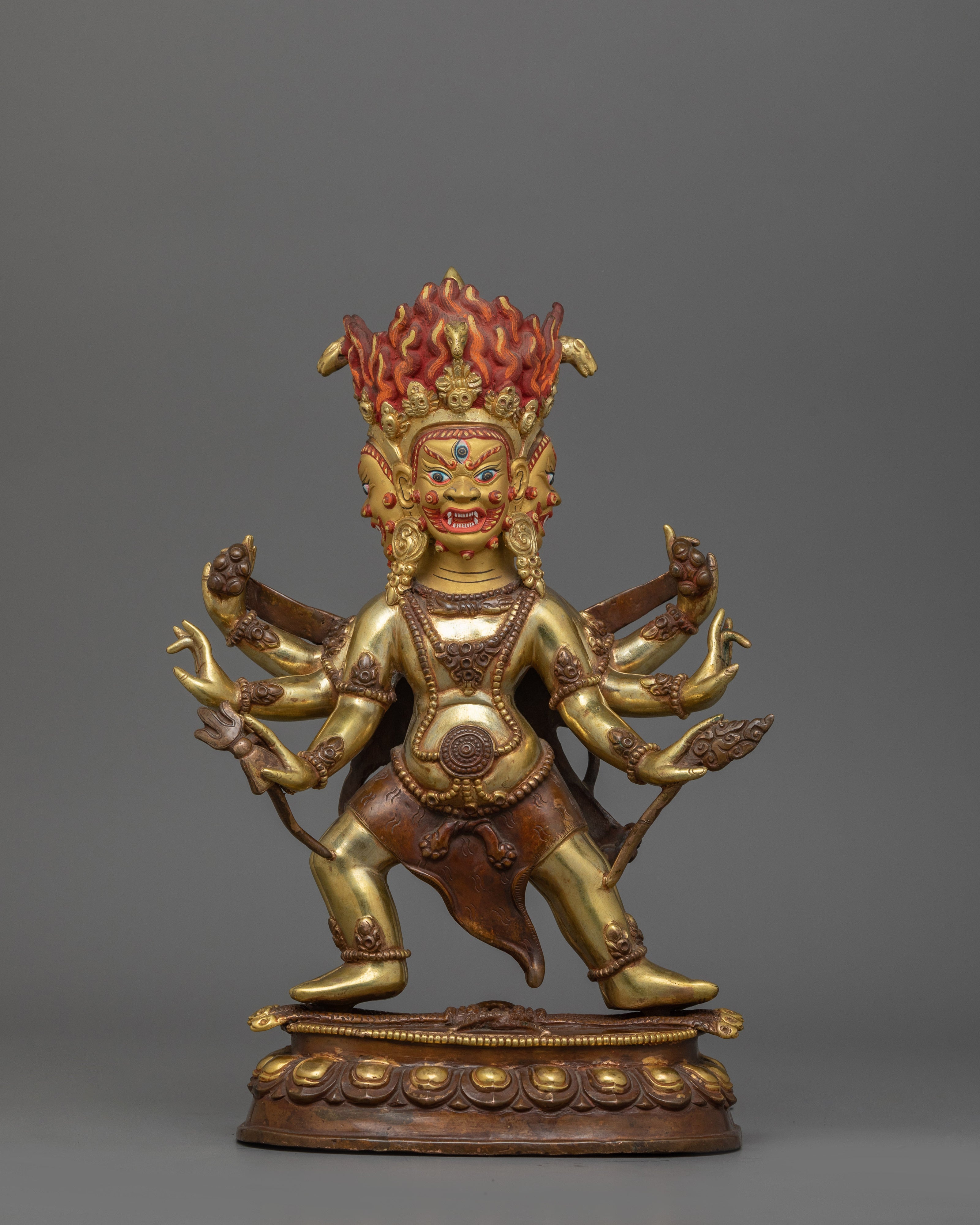 Handmade Dharmapala Statue | Protector of Dharma, Spiritual Power, Gua