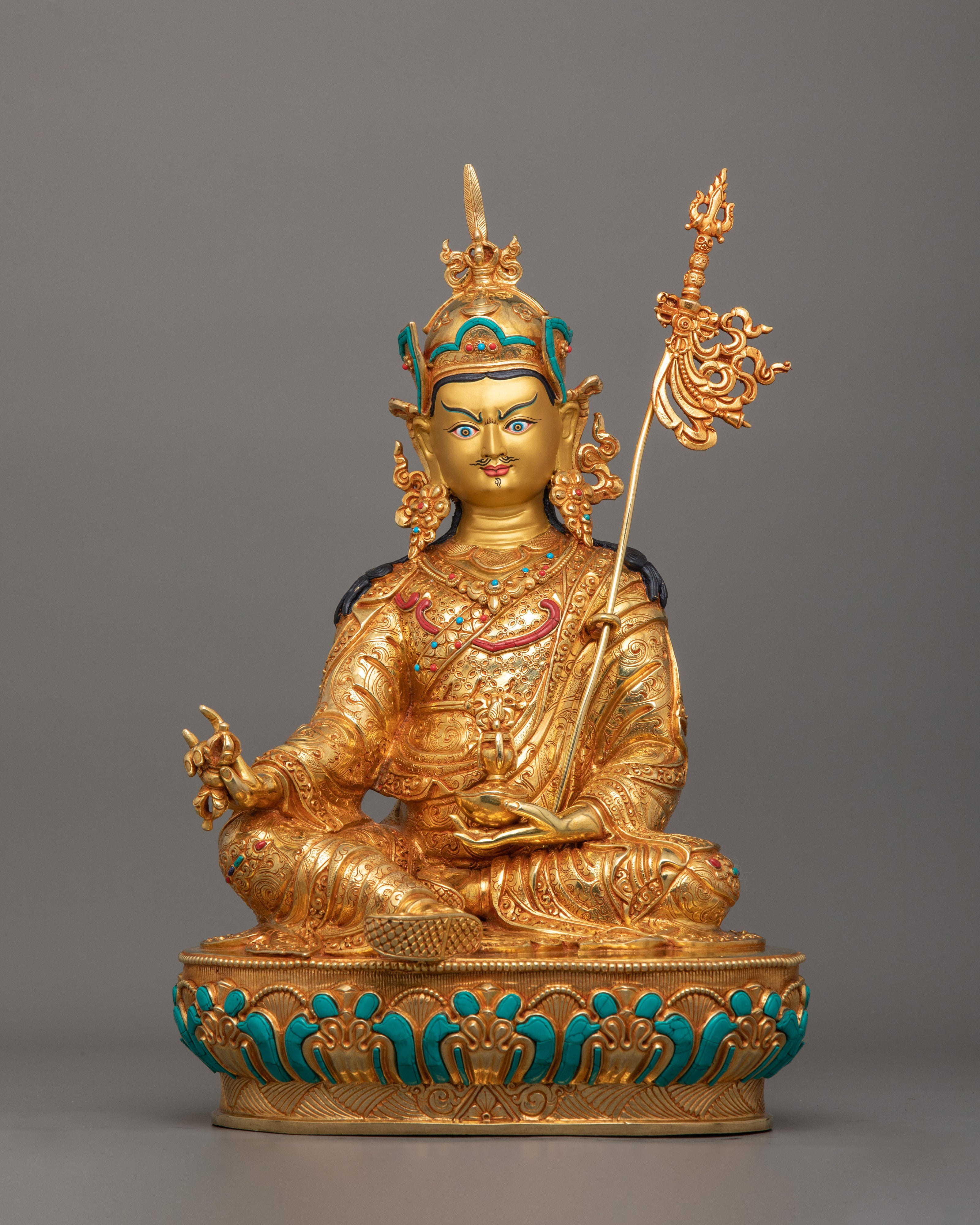 Himalayan Vajrayana Master Guru Rinpoche Statue | A Symbol of Power an