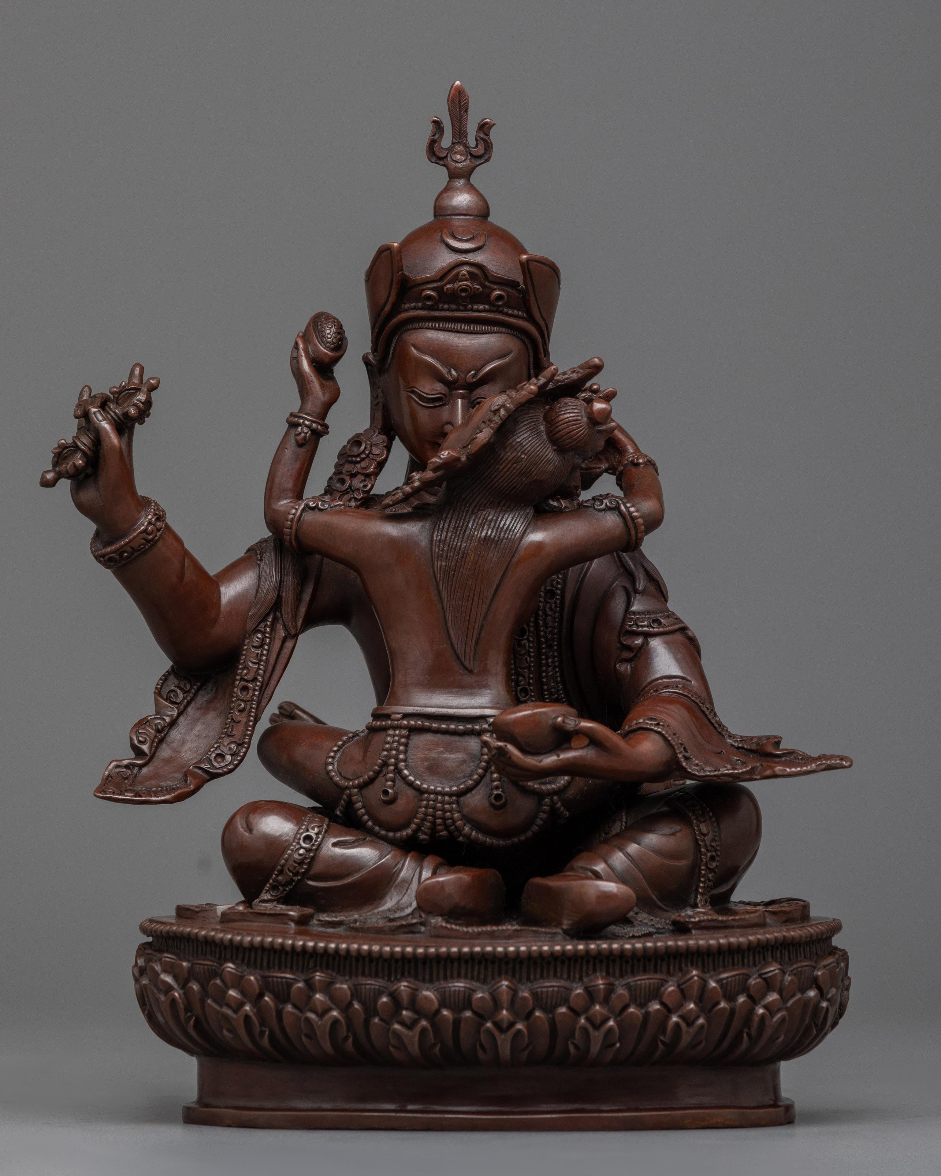 Master Buddhist Guru Rinpoche With Consort | Elevate Your Space and Sp