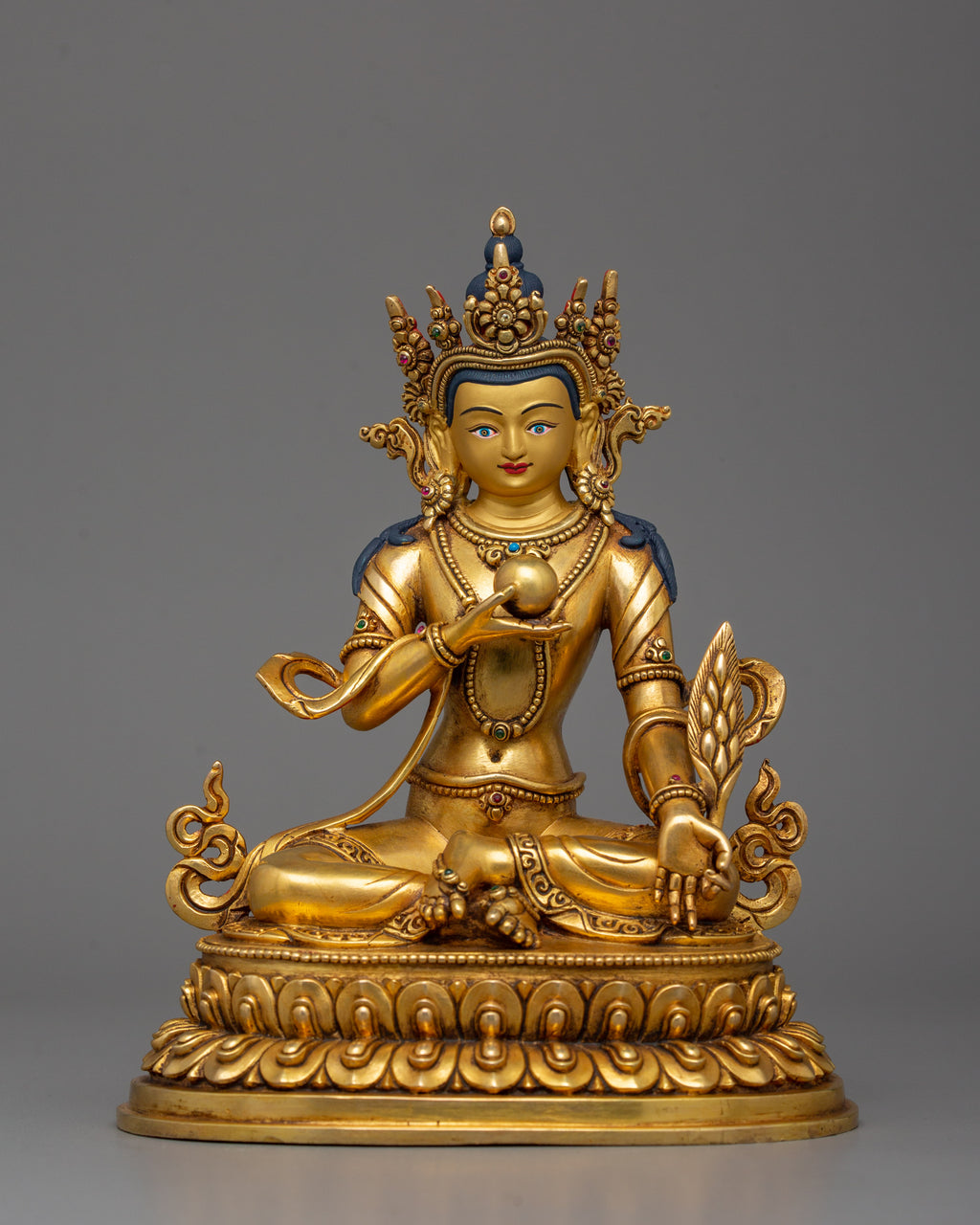 Handmade Buddhist Statue Kshitigarbha | Bodhisattva of Compassion and