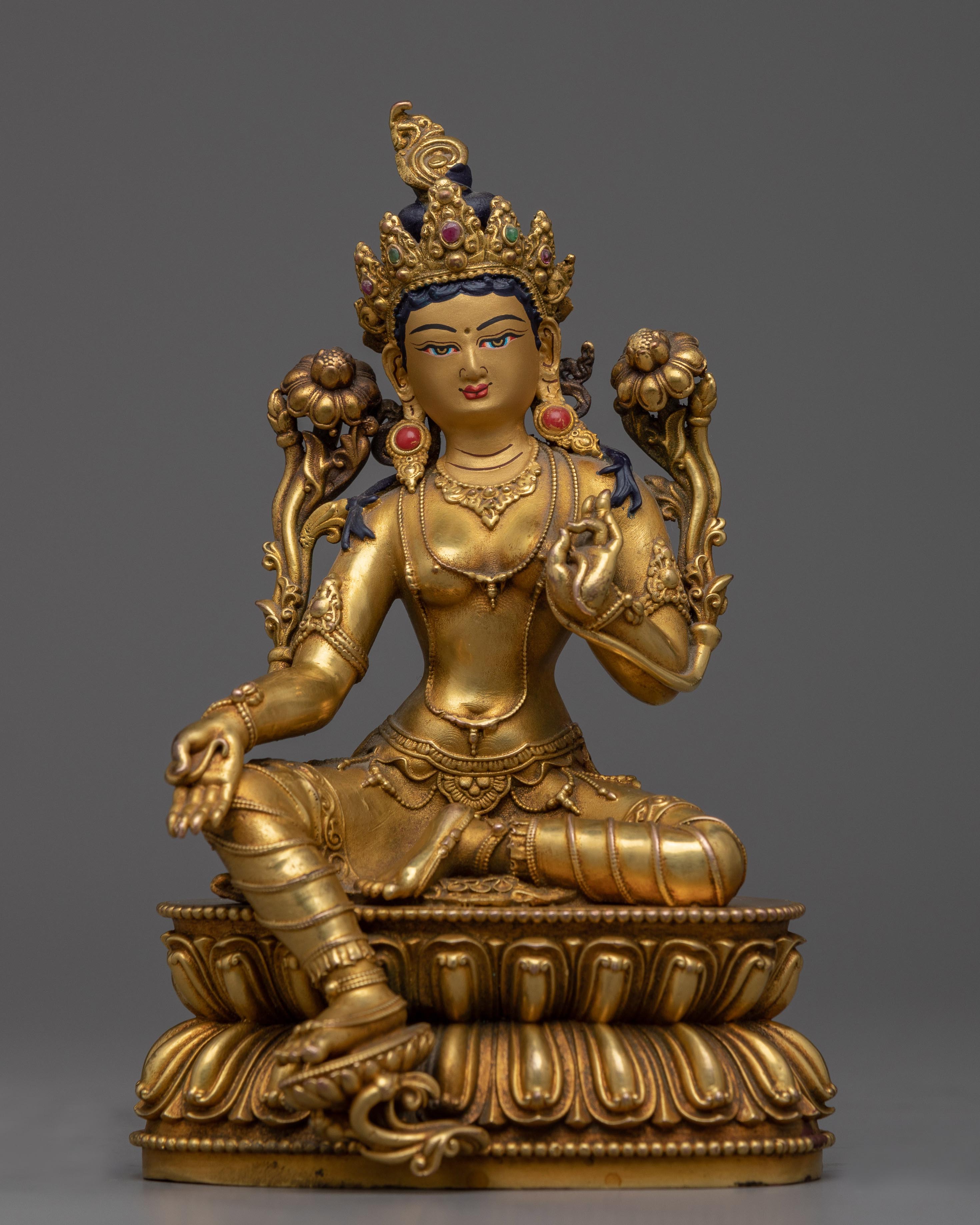 Goddess Green Tara Buddhism Statue | Our Premium Machine crafted Sculp