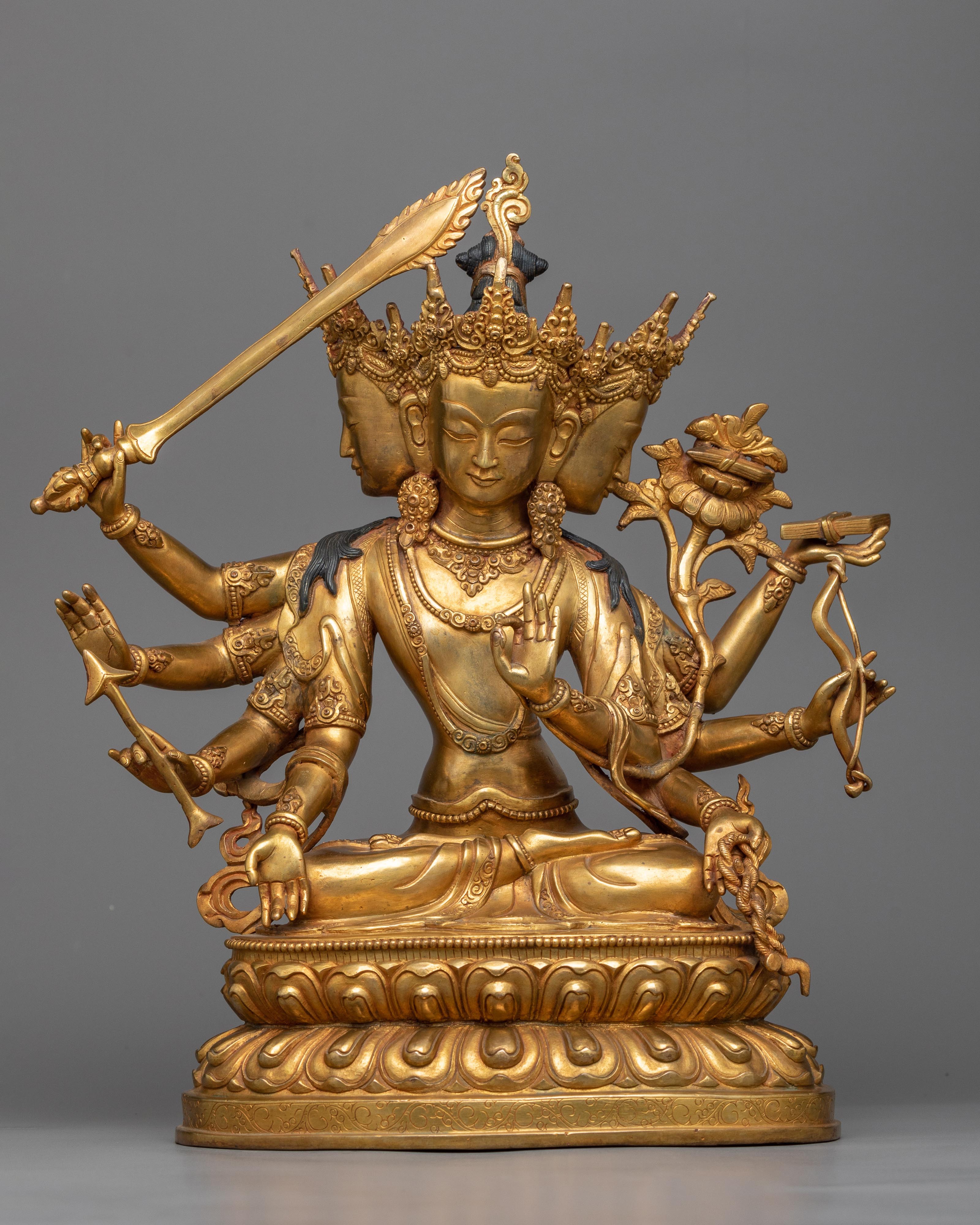 Maha Manjushri | The Wisdom Confluence Statuette