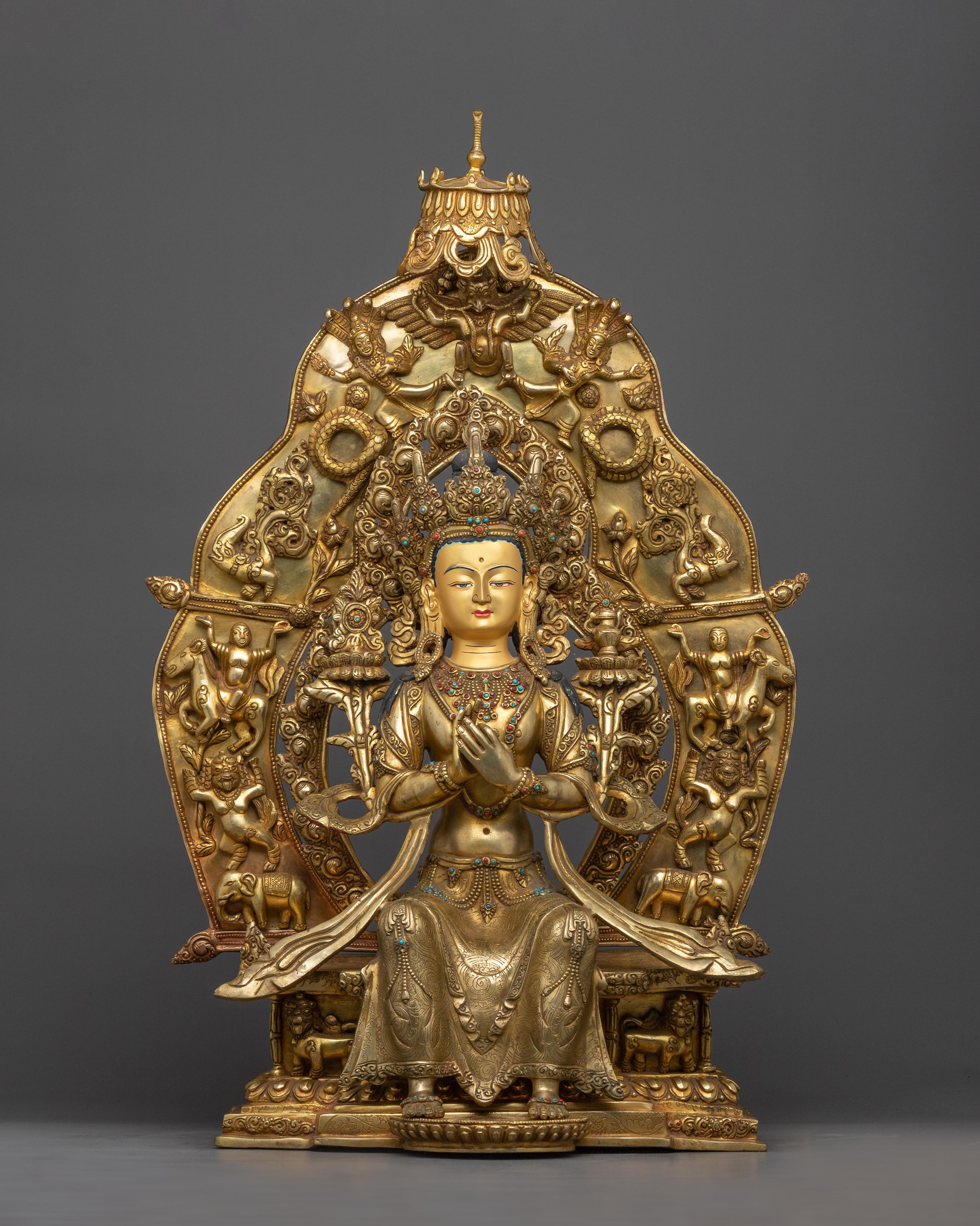 Maitreya, The Future Buddha in Regal Splendor | Himalayan Art