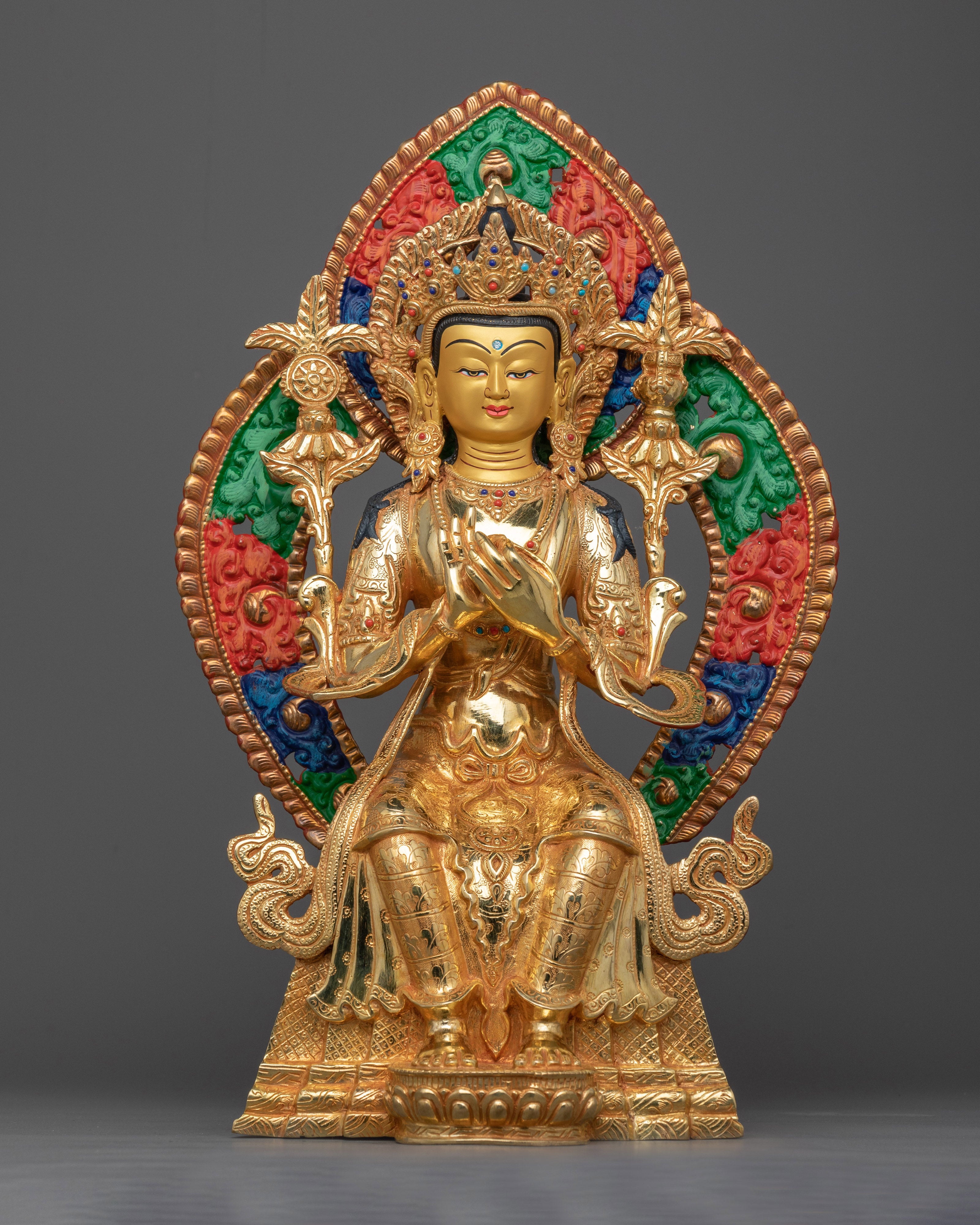 Maitreya Future Buddhah Statue | Embrace Hope and Enlightenment