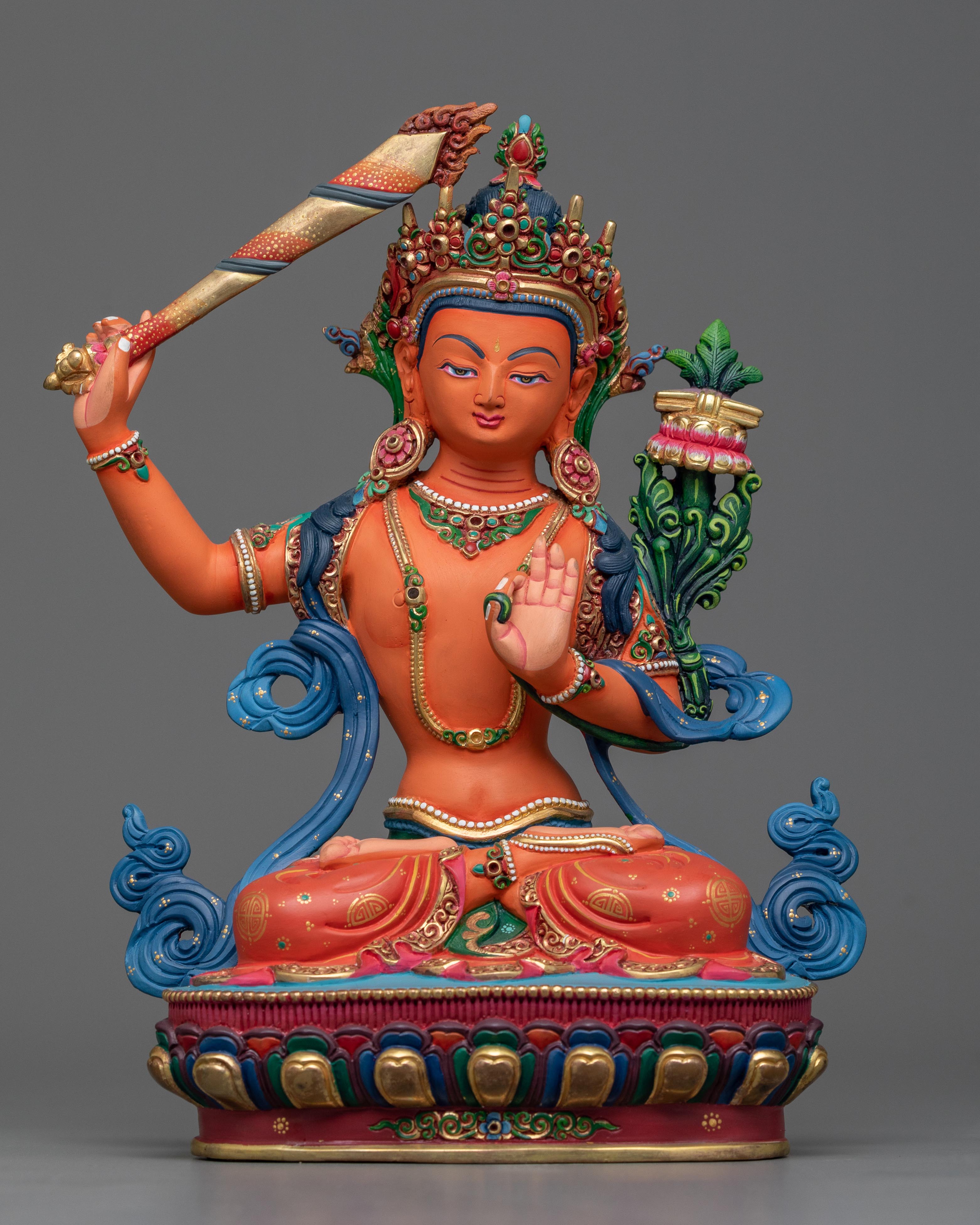 Wisdom Bodhisattva Manjushri Statue | A Symbol of Enlightened Insight