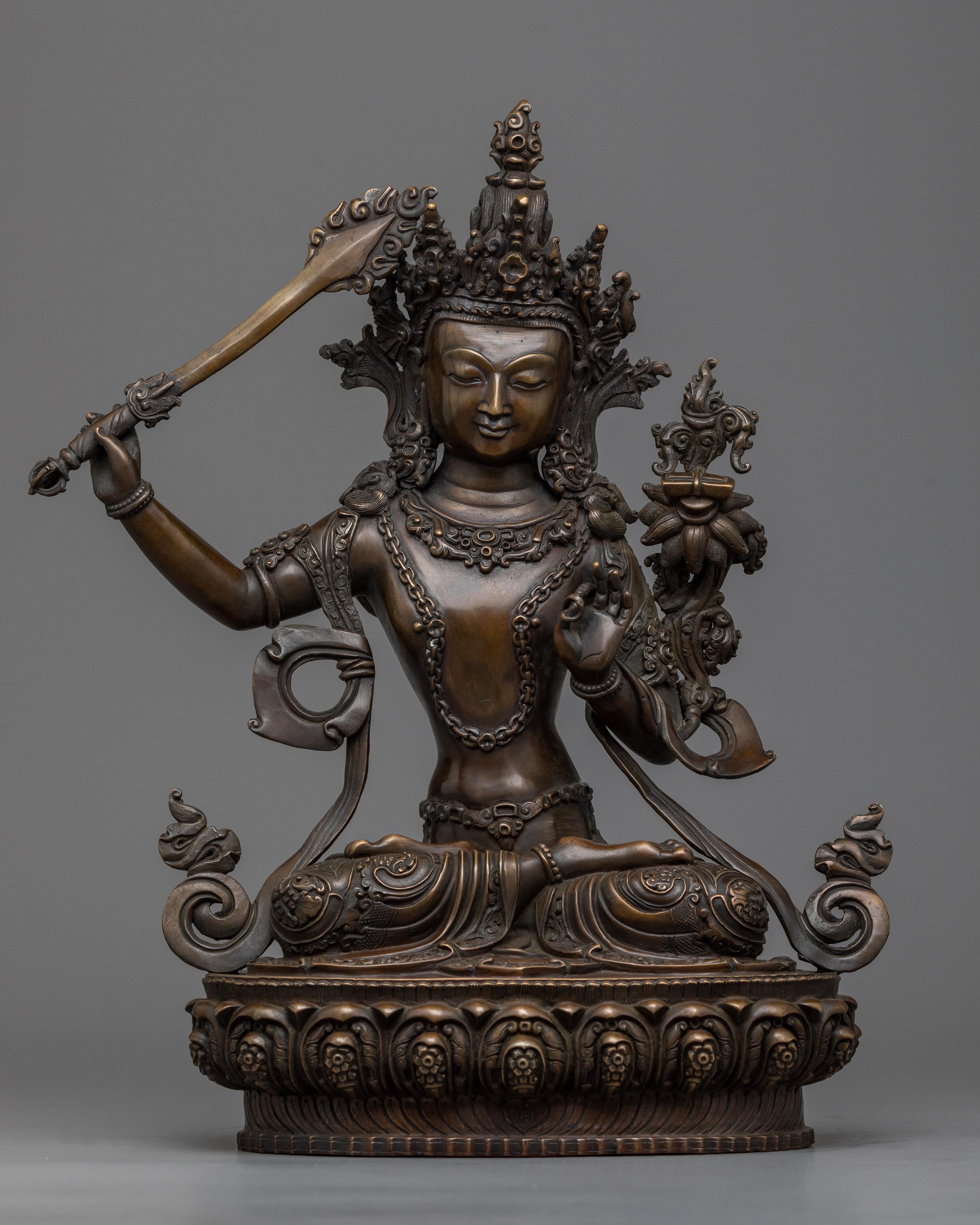 Manjushri The Buddha of Wisdom | Traditional Himalayan Art