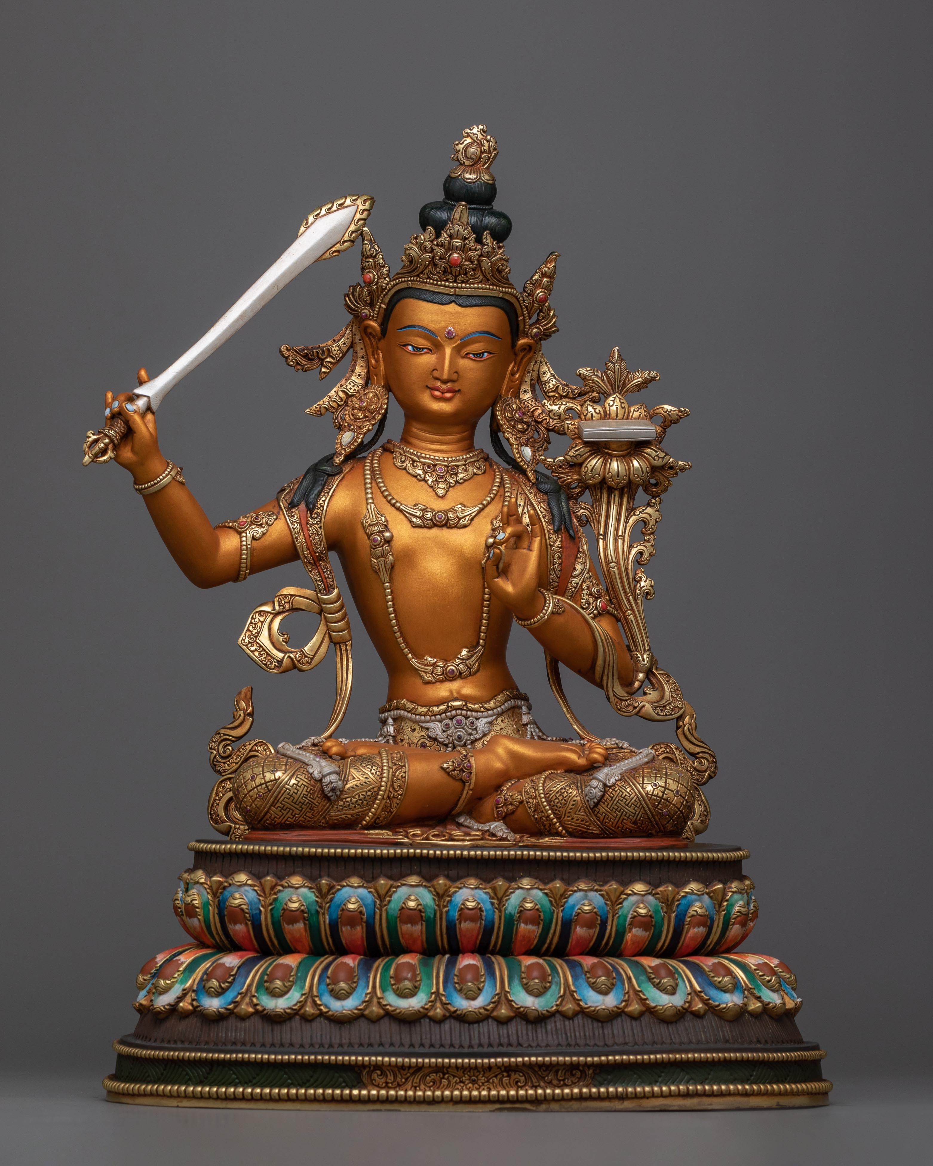 Monju Bosatsu Sculpture | Beacon of Transcendent Wisdom