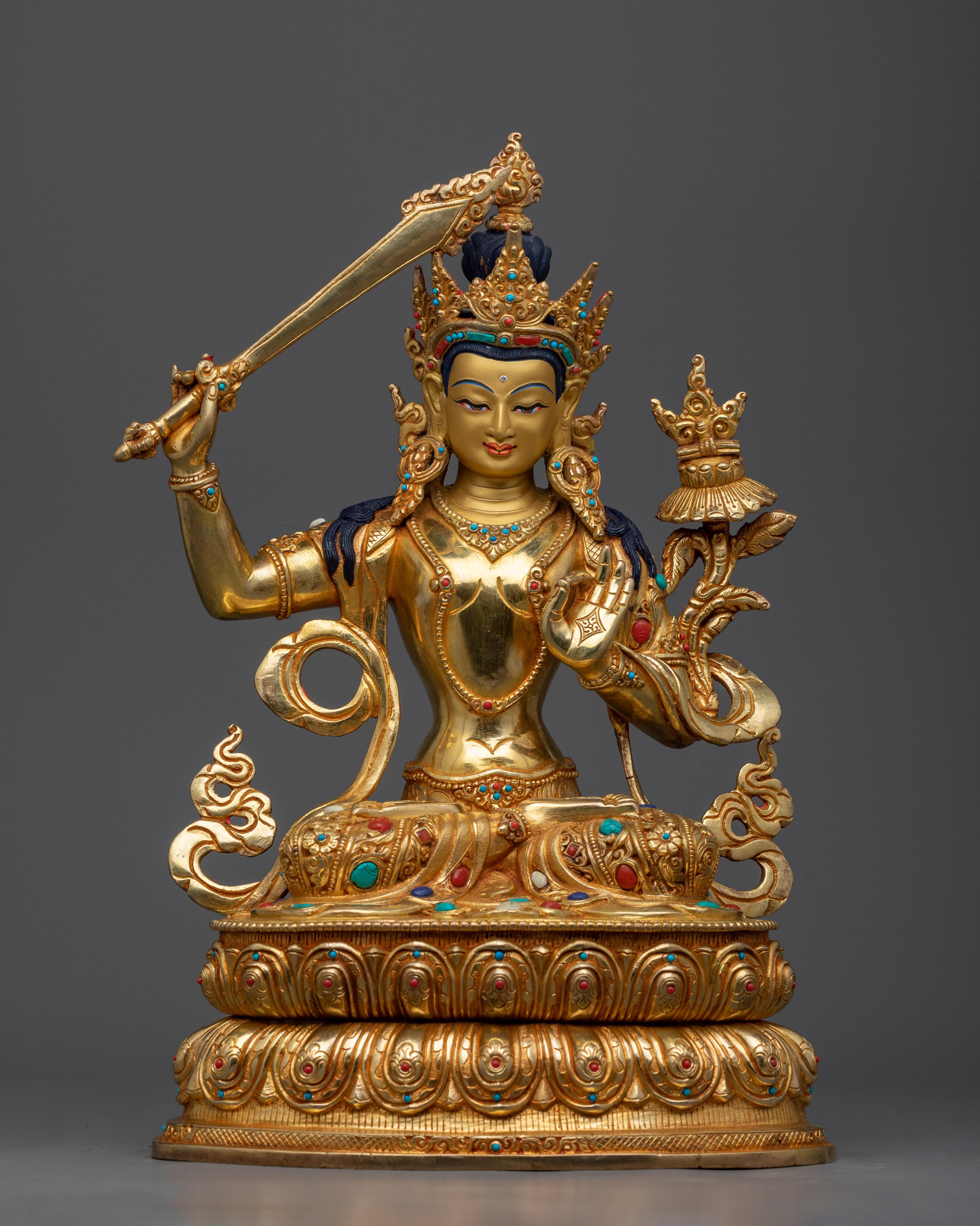 Manjushree God Statue | The Embodiment of Divine Wisdom