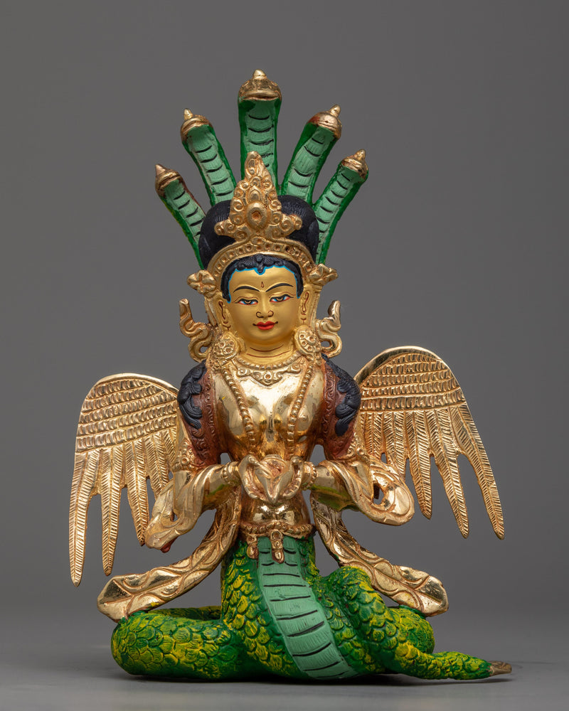 Immerse in Serenity with Our Naga Kanya | Serpent Princess Statue