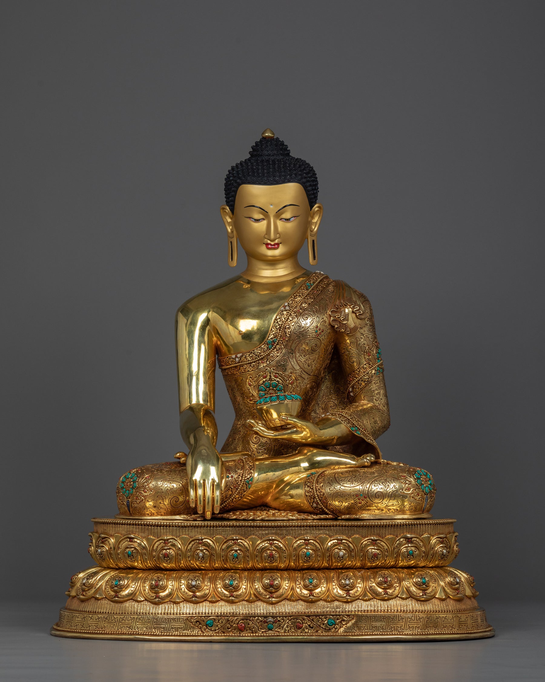 Majestic 104cm Shakyamuni Buddha Sculpture | A Collector’s Pride
