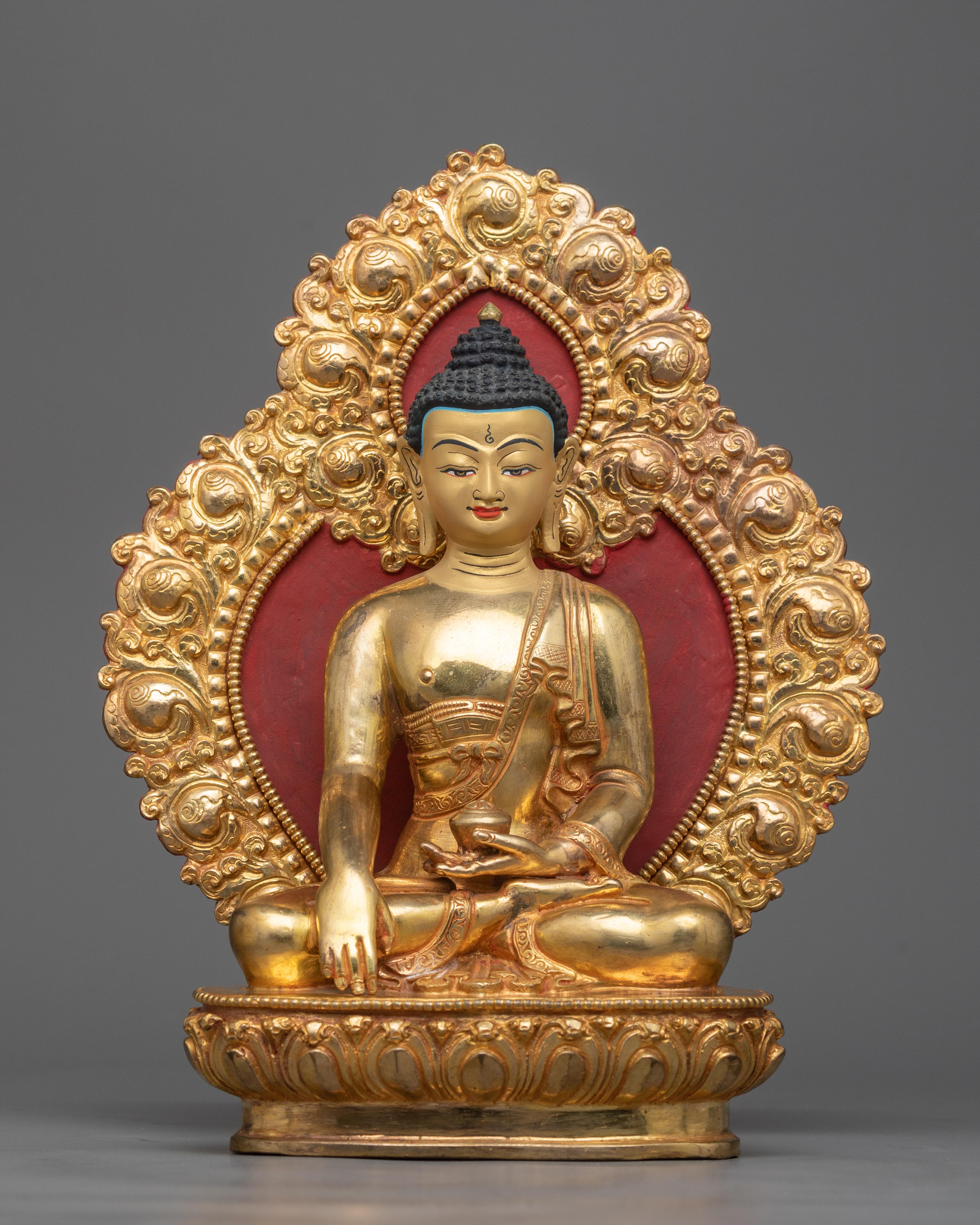 Copper Buddha Sculpture | Himalayan Traditional Artwork