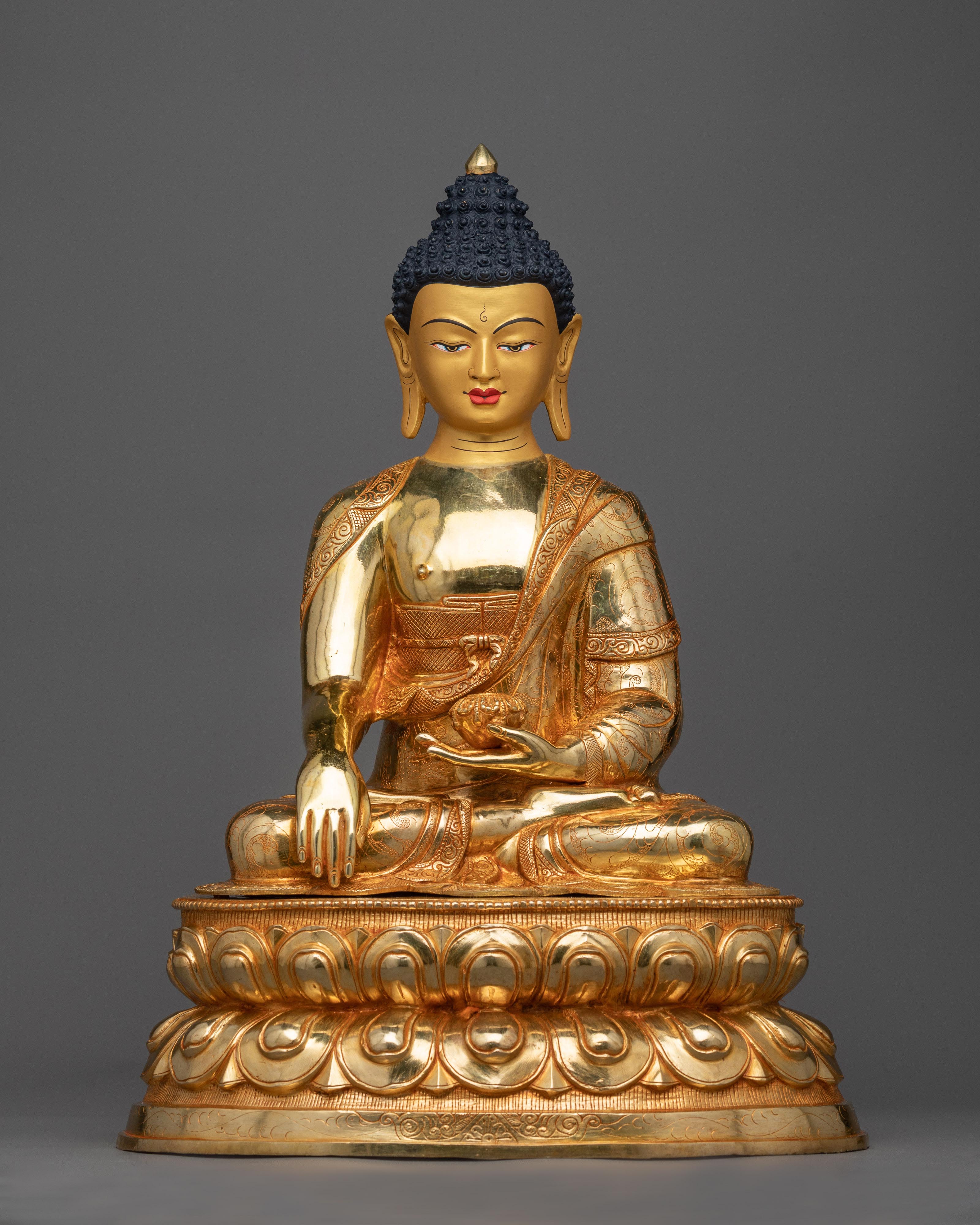 Guru Shakyamuni Buddha Sculpture | Radiance of Awakening