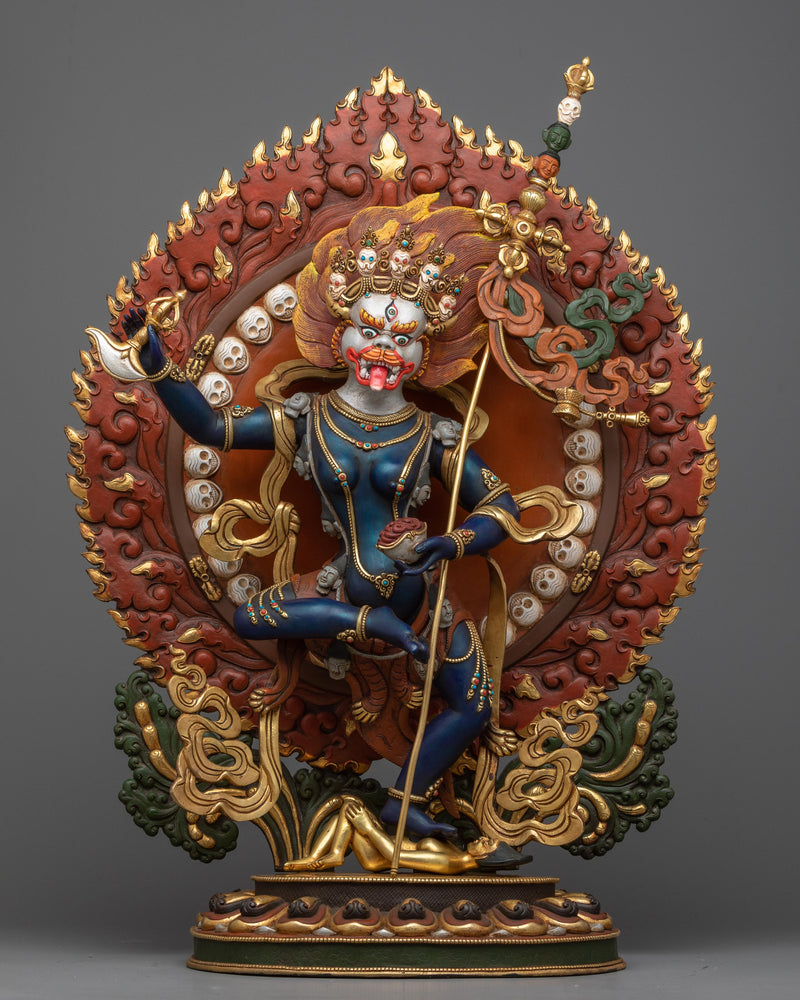 Our Simhamukha Dakini Statue | Traditionally Handcrafted Sculpture