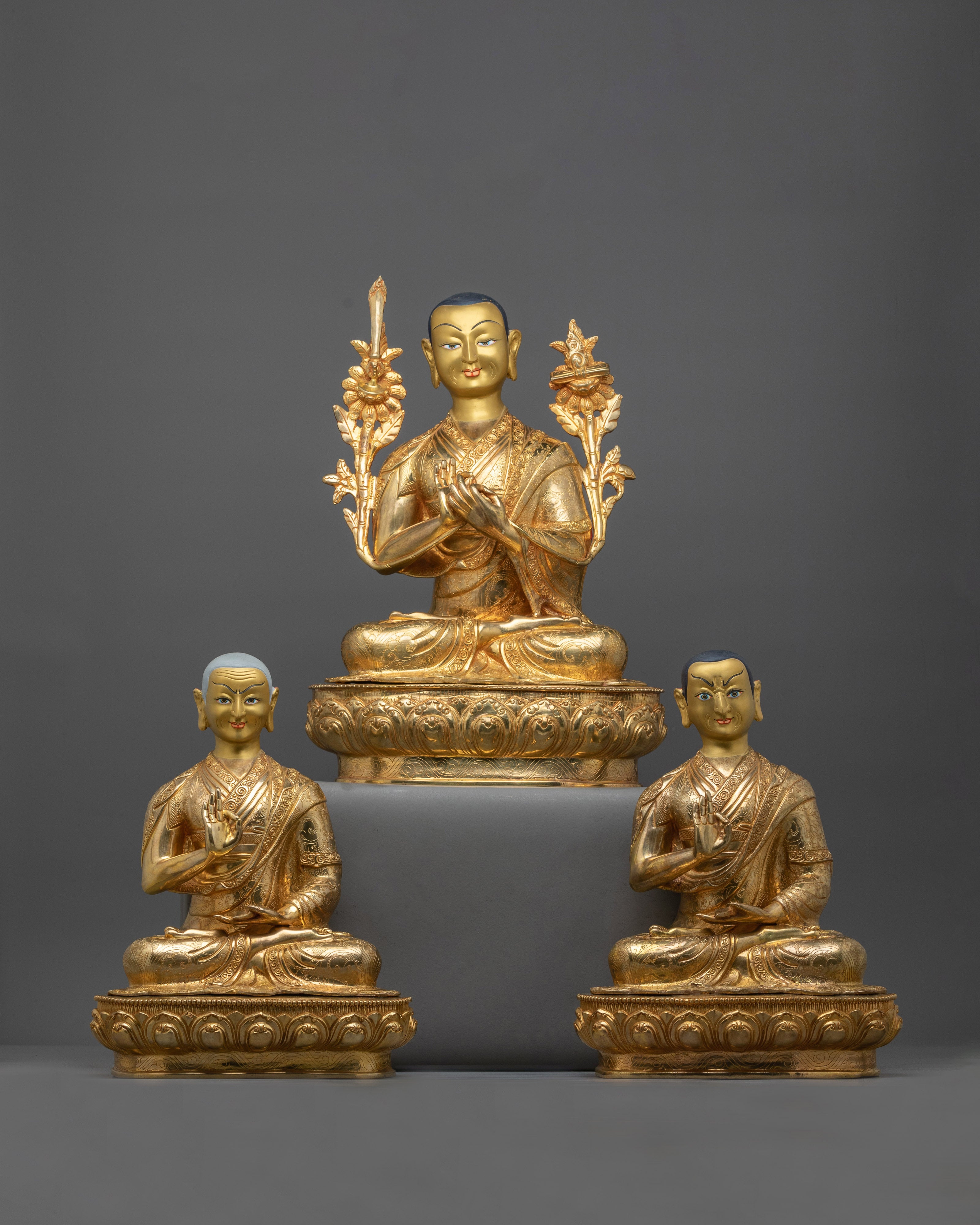Gelug Guru Figures | Enhance Your Spiritual Space