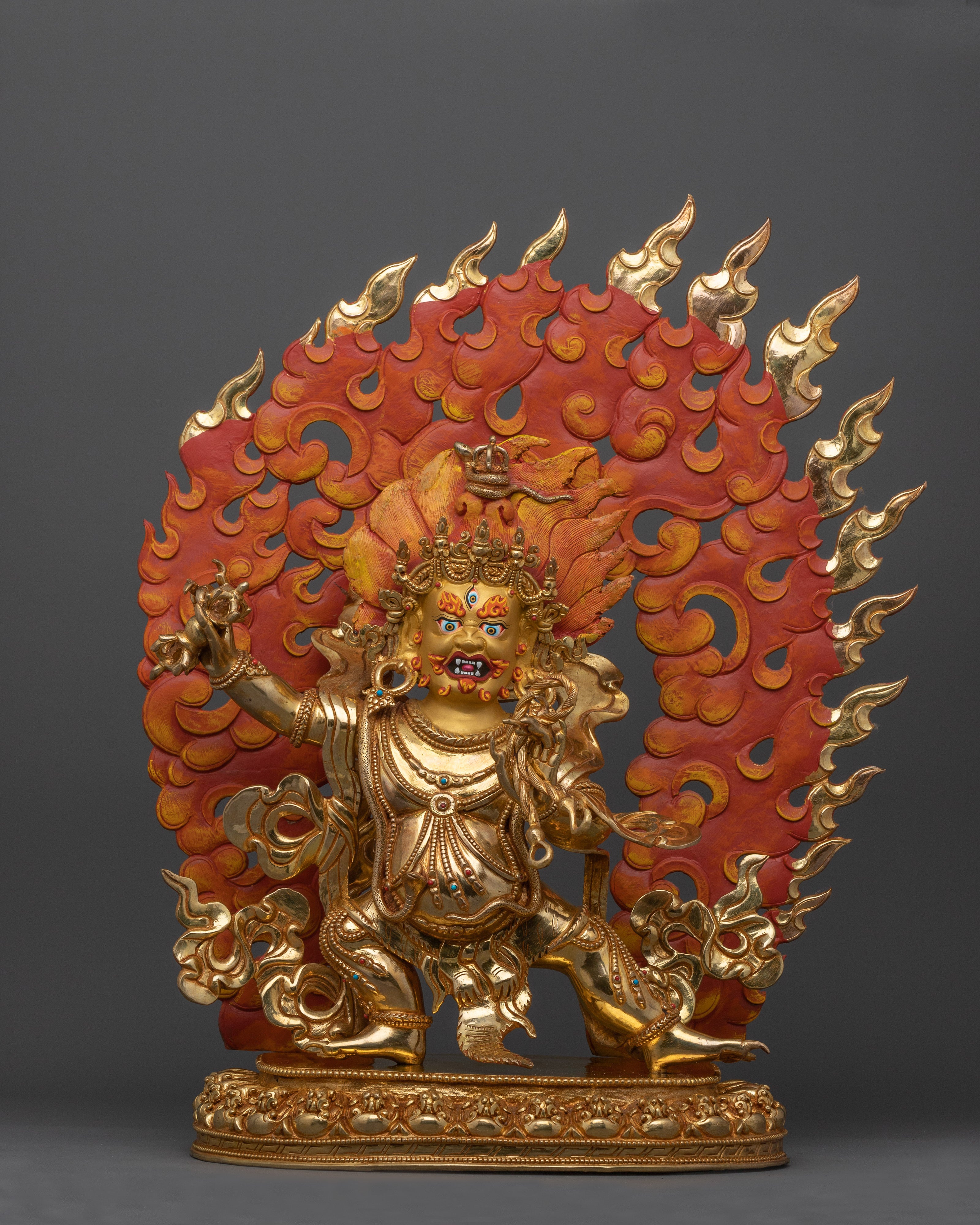 Vajra Holder Vajrapani Figurine | Spiritual Power Deity