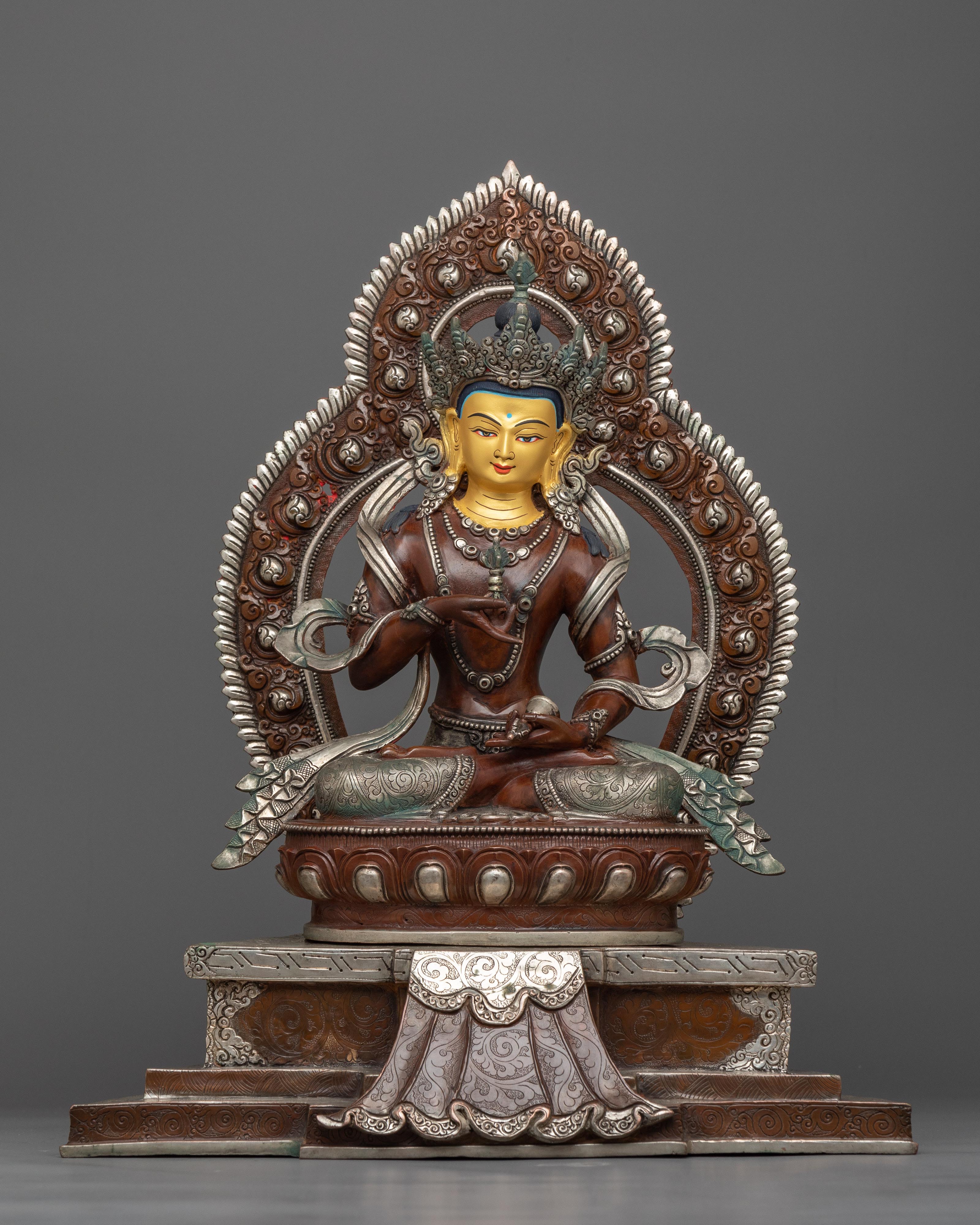 Vajra Sattva Statue on Grand Throne | Emanation of Purity